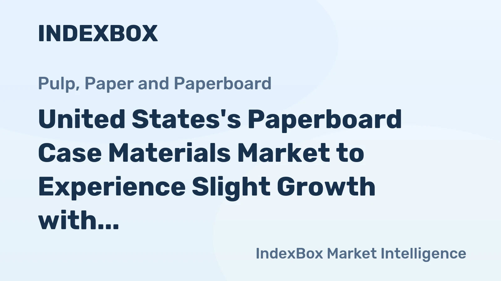 United States's Paperboard Case Materials Market to Experience Slight Growth with CAGR of +0.1% through 2035