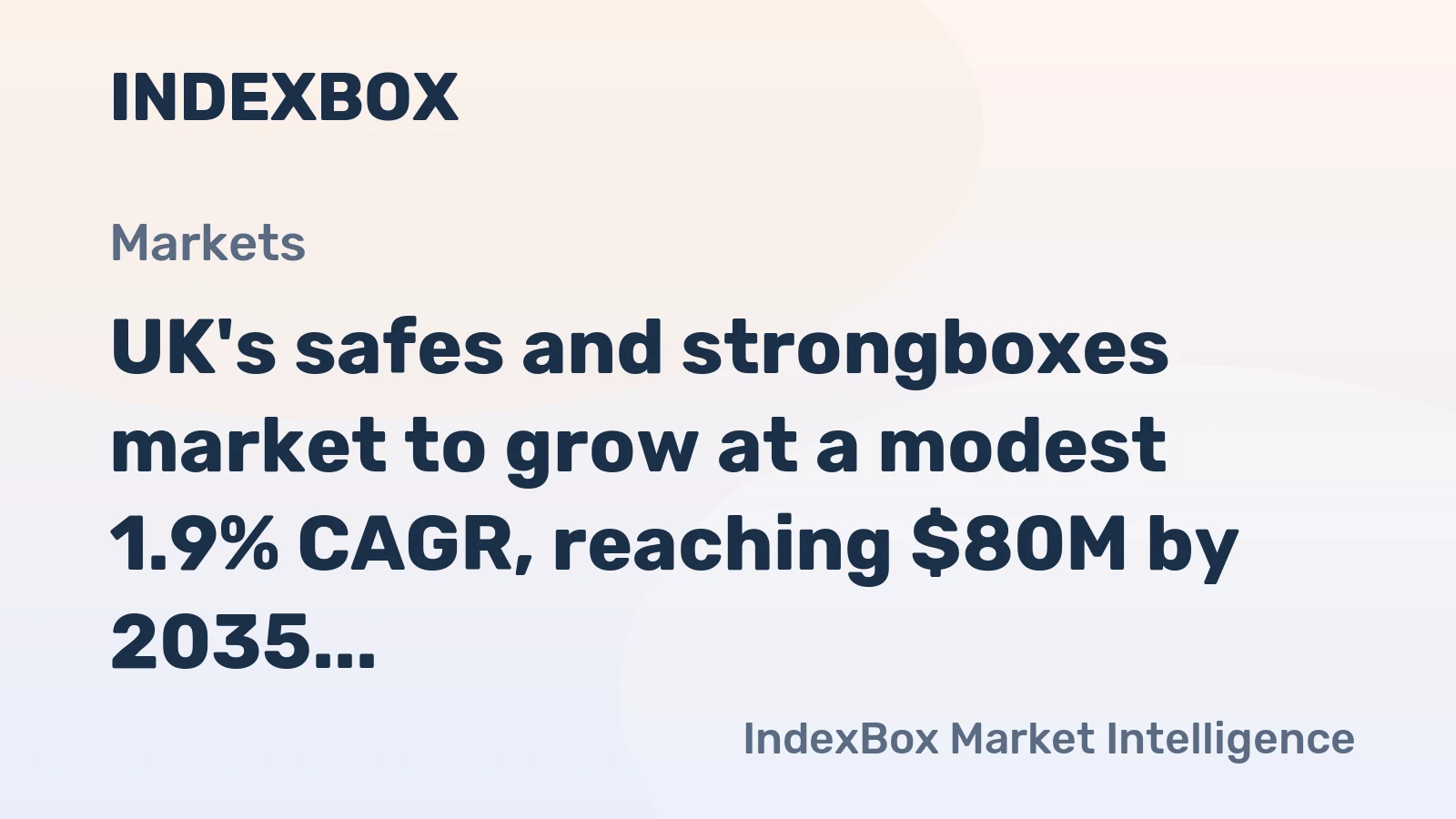 UK's safes and strongboxes market to grow at a modest 1.9% CAGR, reaching $80M by 2035.