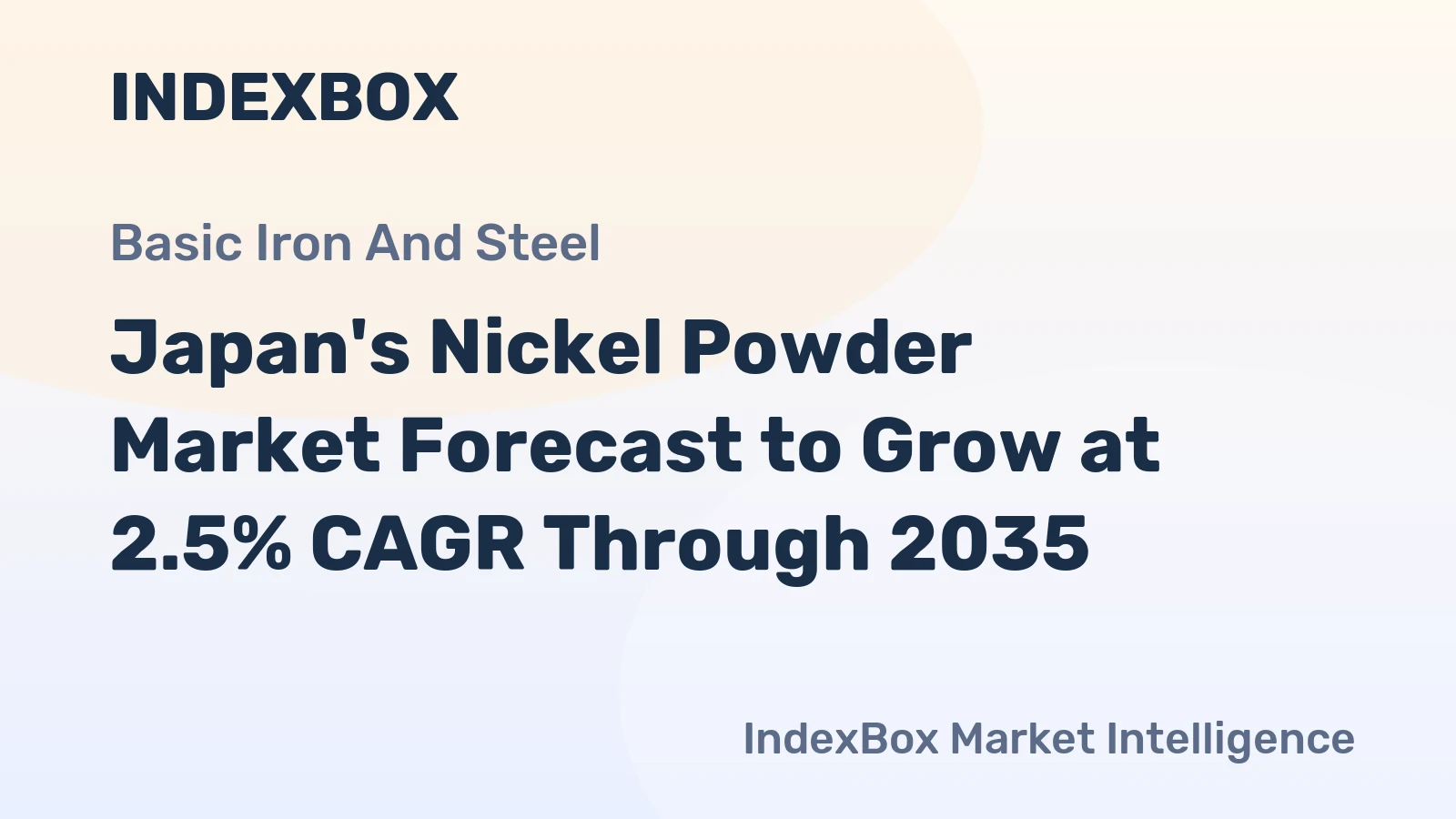 Japan's Nickel Powder Market Forecast to Grow at 2.5% CAGR Through 2035