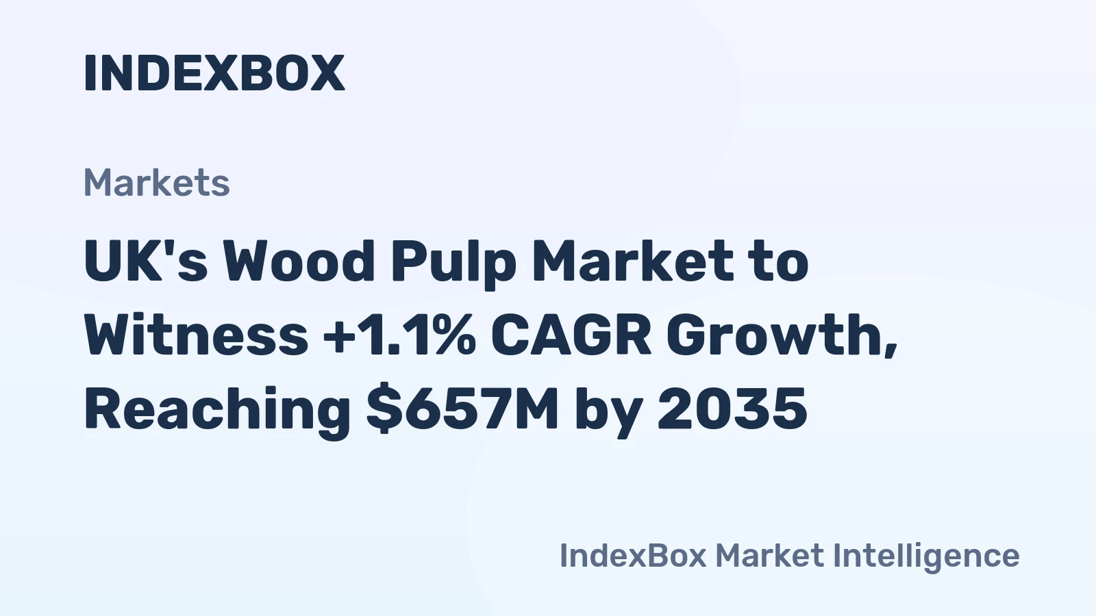 UK's Wood Pulp Market to Witness +1.1% CAGR Growth, Reaching $657M by 2035