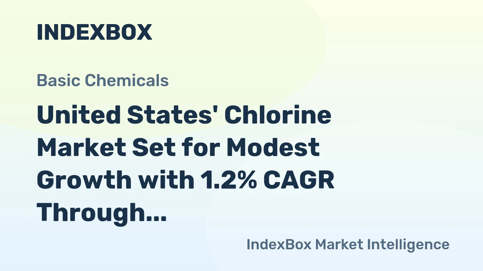 United States' Chlorine Market Set for Modest Growth with 1.2% CAGR Through 2035