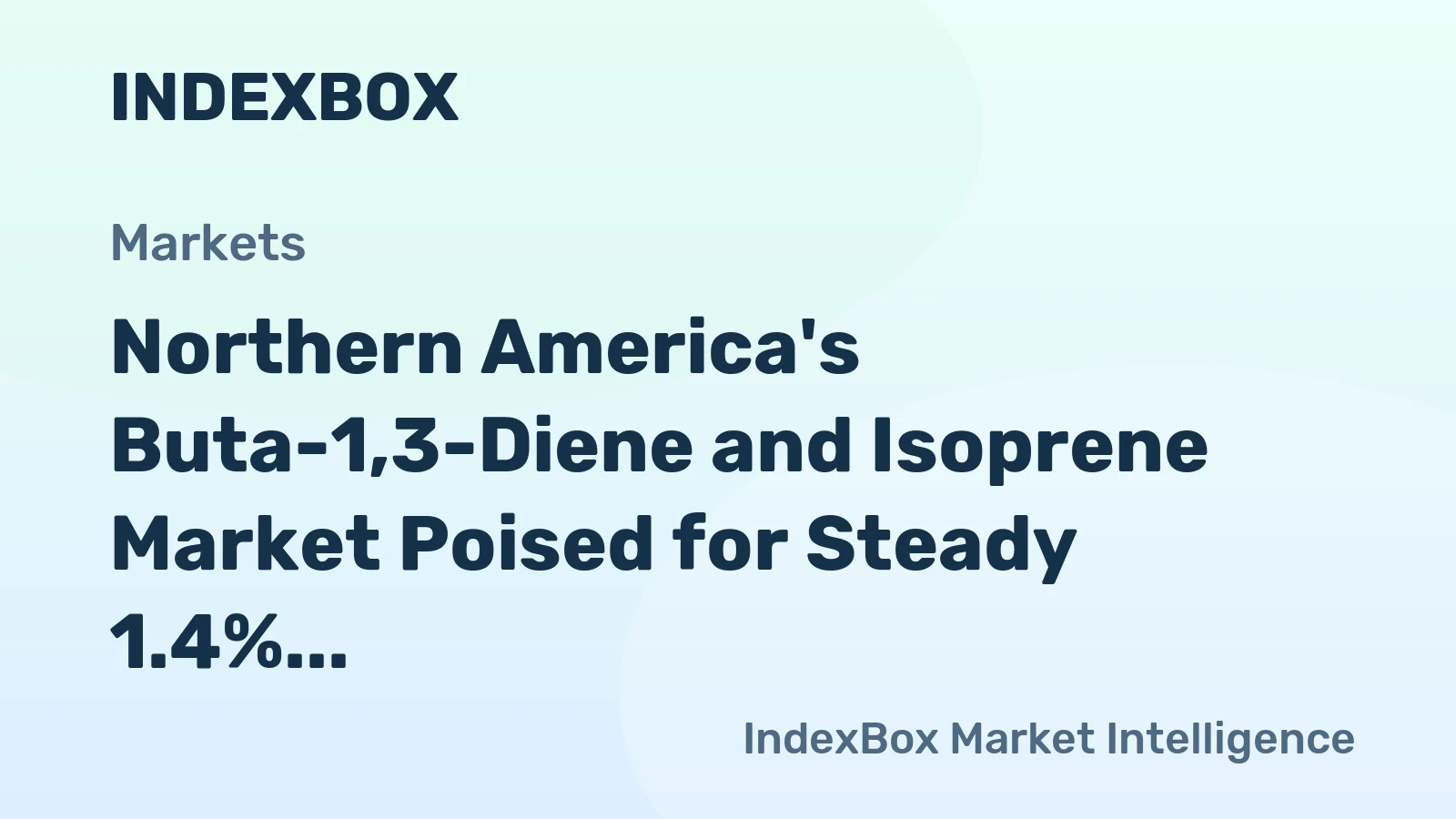 Northern America's Buta-1,3-Diene and Isoprene Market Poised for Steady 1.4% CAGR Growth