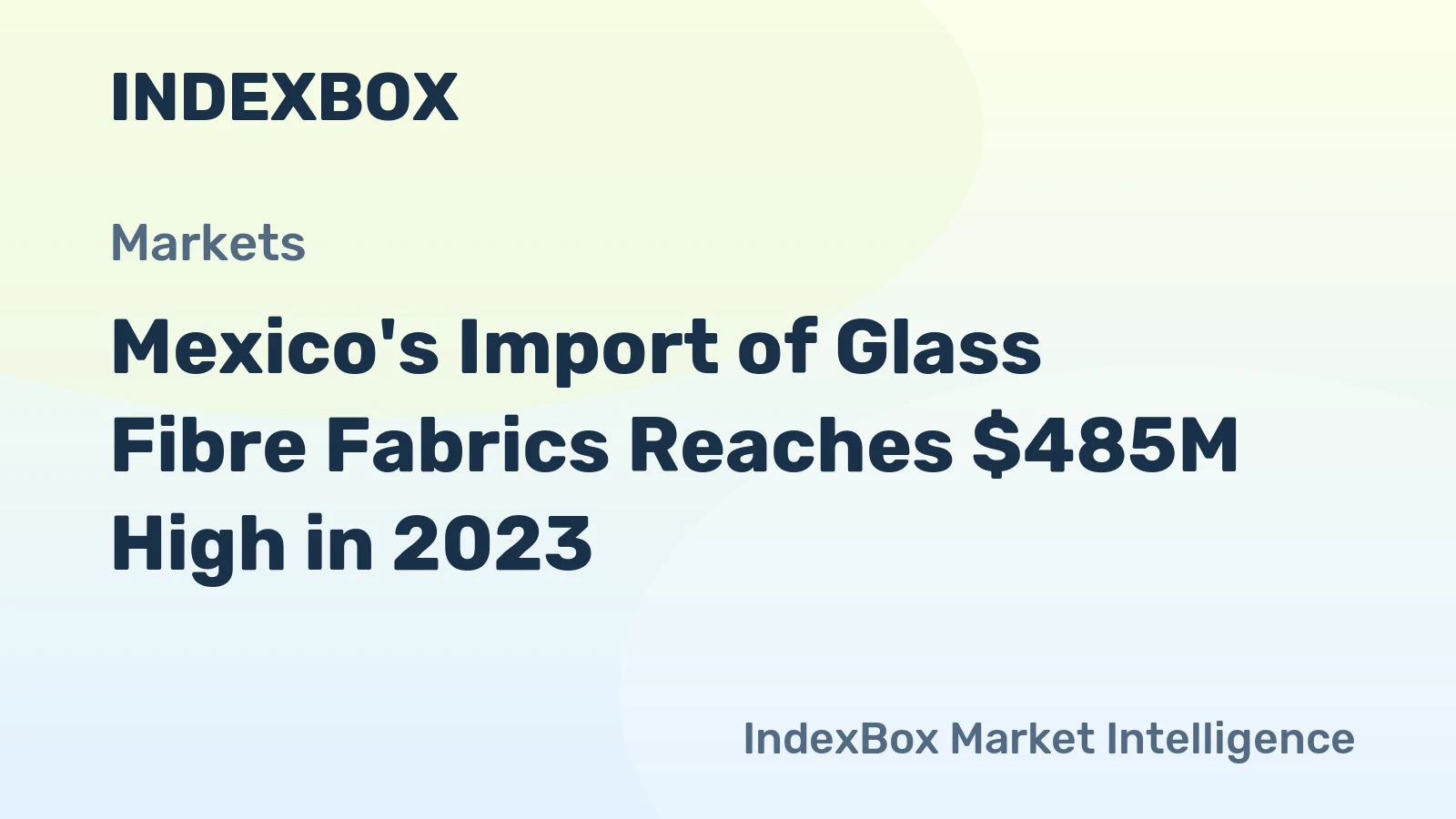Mexico's Import of Glass Fibre Fabrics Reaches $485M High in 2023