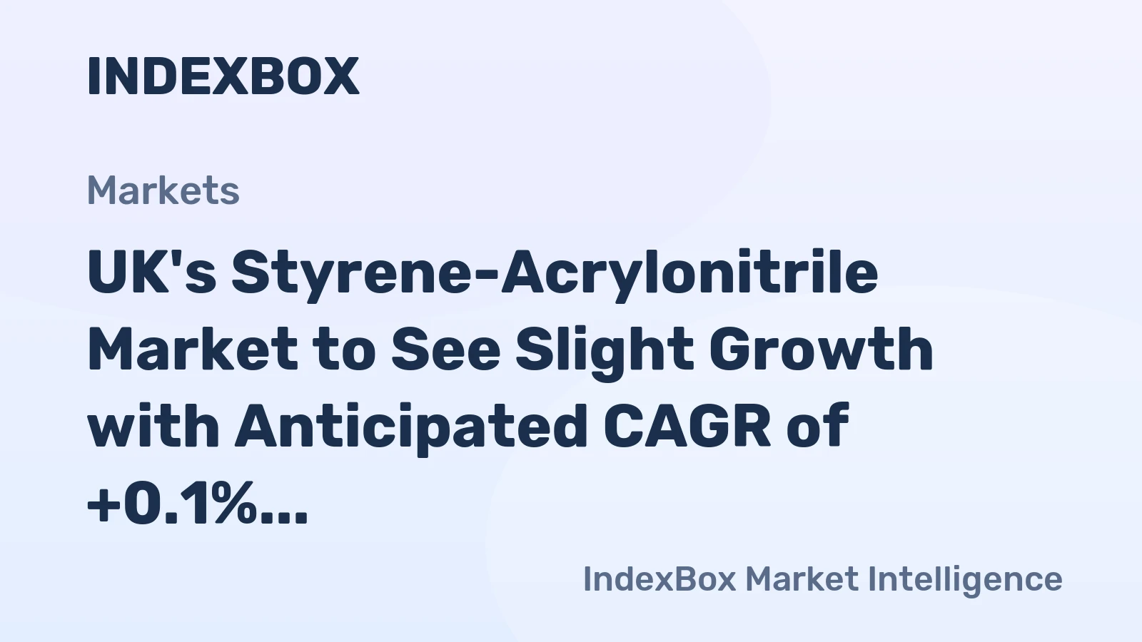 UK's Styrene-Acrylonitrile Market to See Slight Growth with Anticipated CAGR of +0.1% from 2024 to 2035