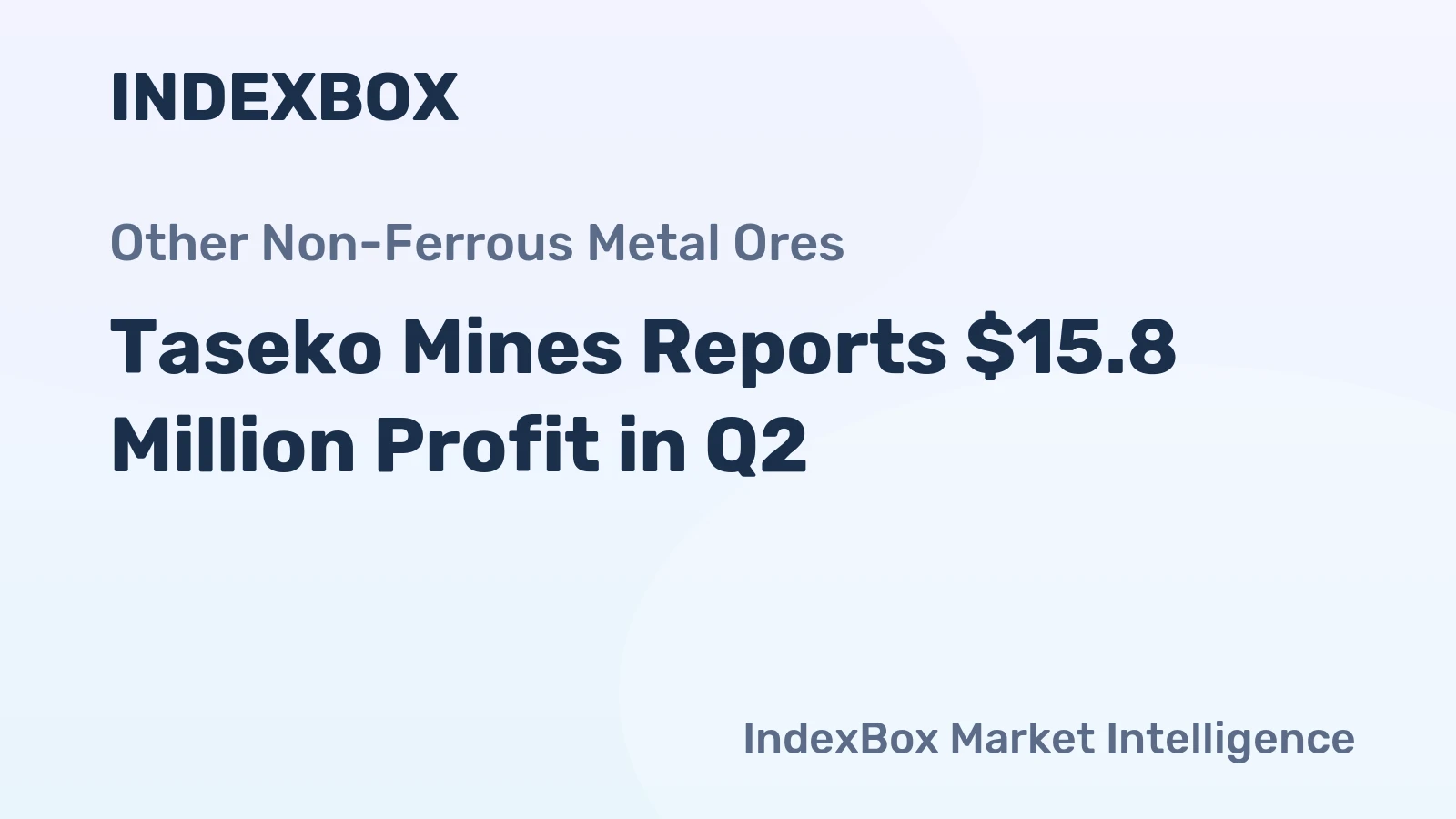 Taseko Mines Reports $15.8 Million Profit in Q2