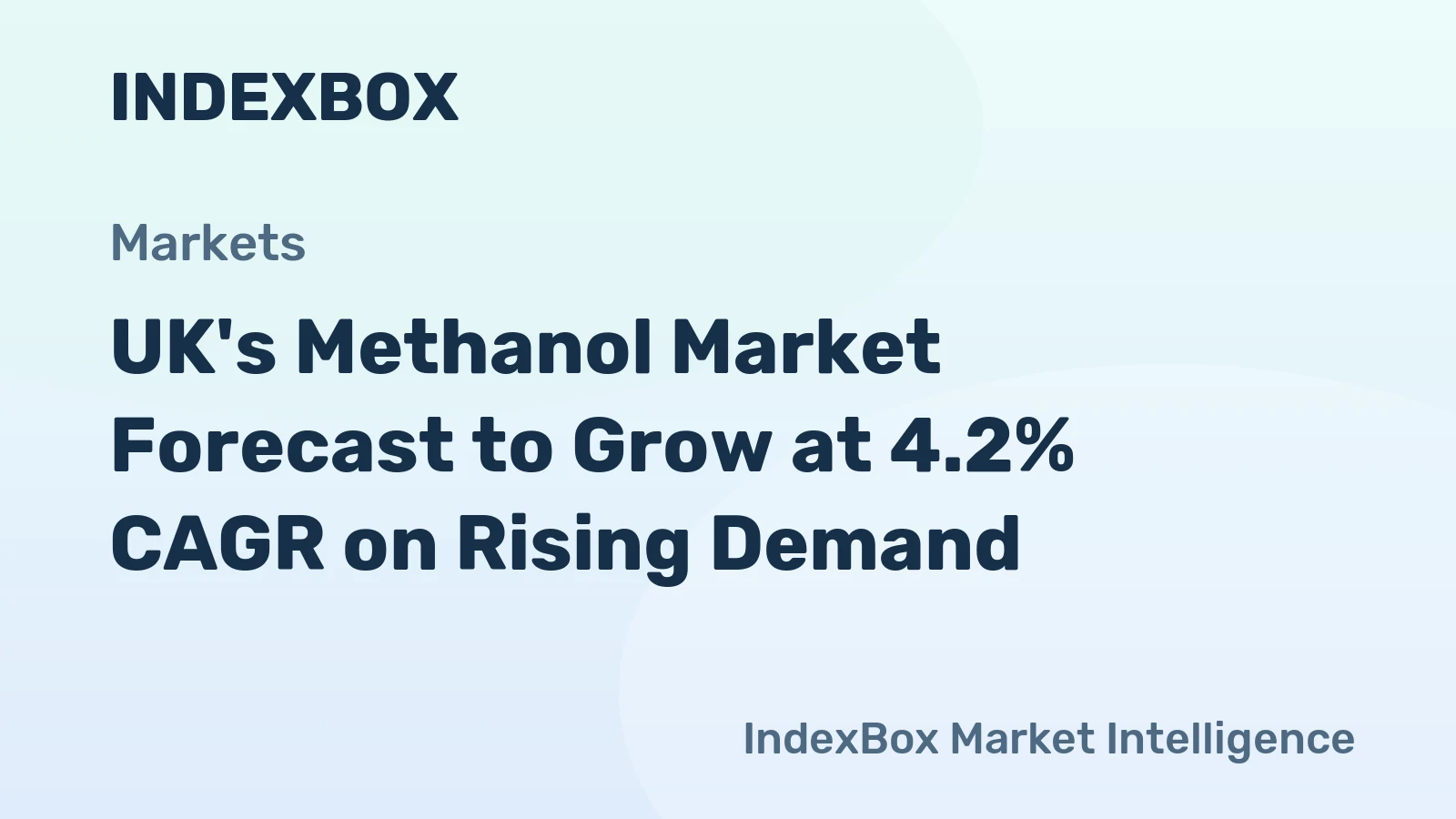 UK's Methanol Market Forecast to Grow at 4.2% CAGR on Rising Demand