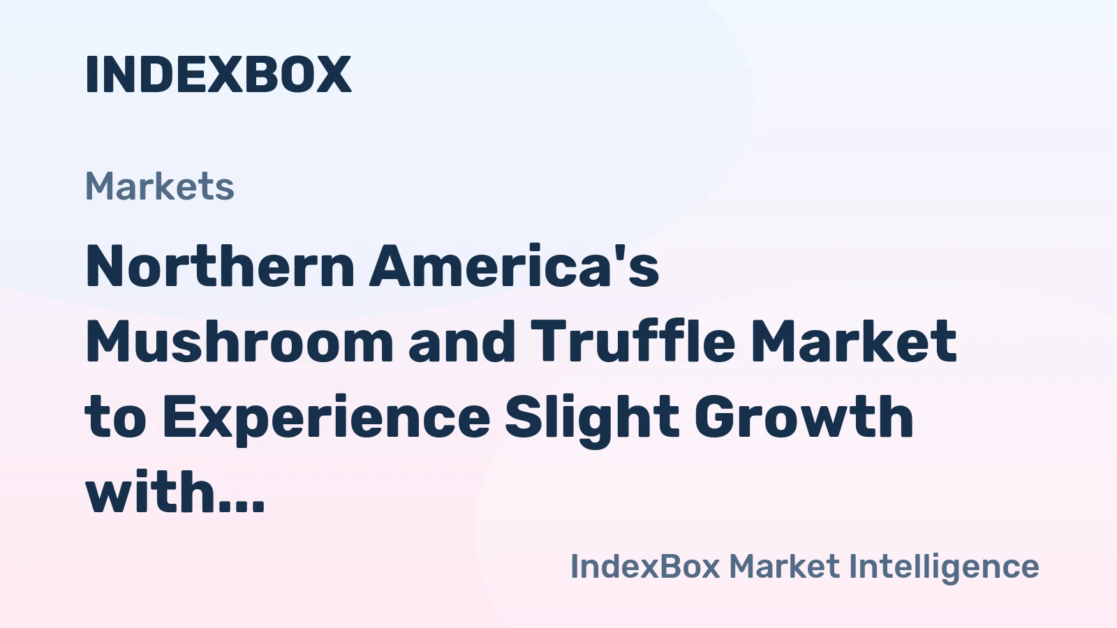 Northern America's Mushroom and Truffle Market to Experience Slight Growth with a CAGR of +0.6% from 2024 to 2035