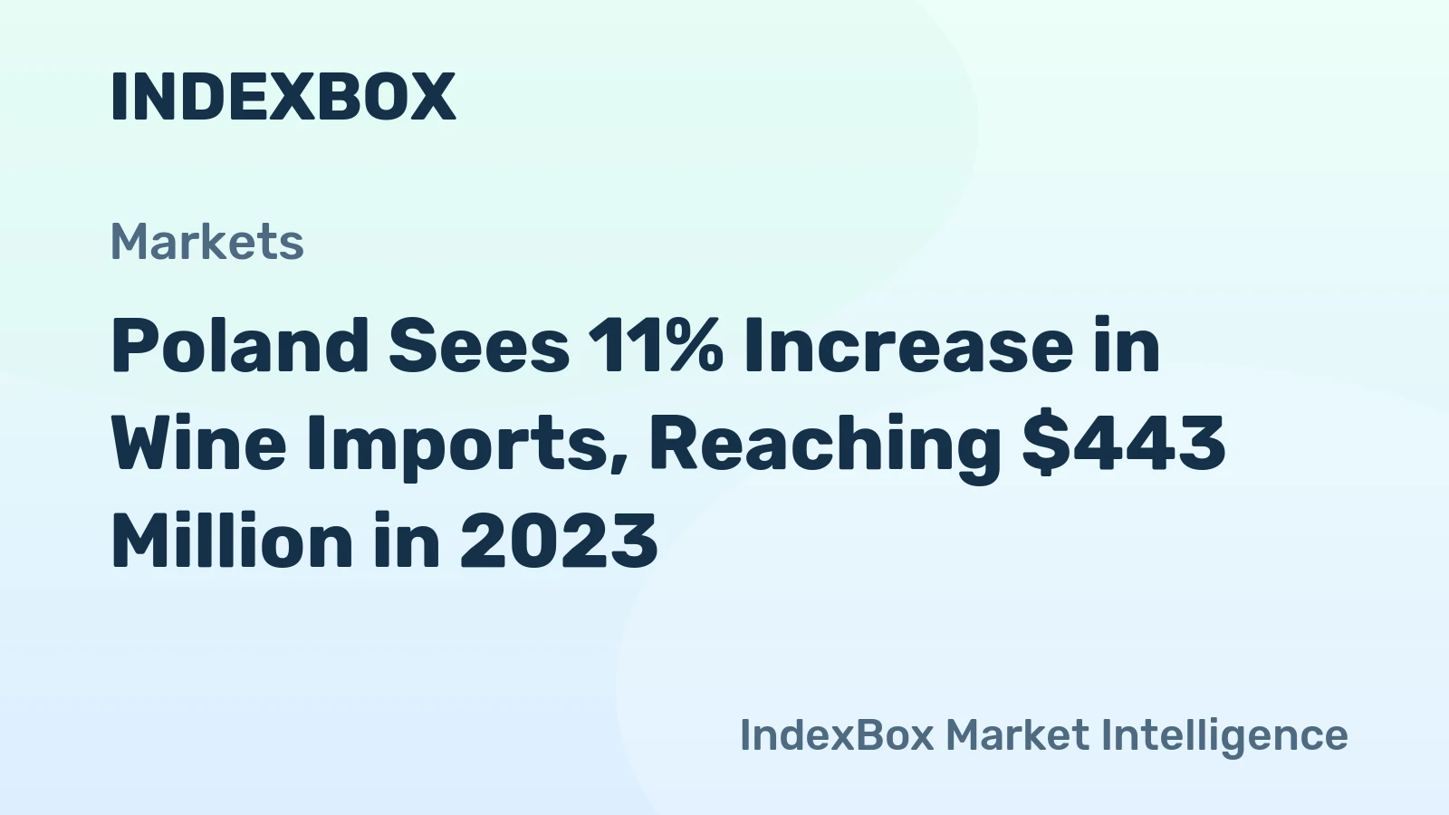 Poland Sees 11% Increase in Wine Imports, Reaching $443 Million in 2023