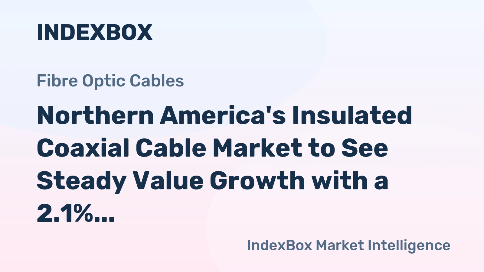 Northern America's Insulated Coaxial Cable Market to See Steady Value Growth with a 2.1% CAGR Through 2035