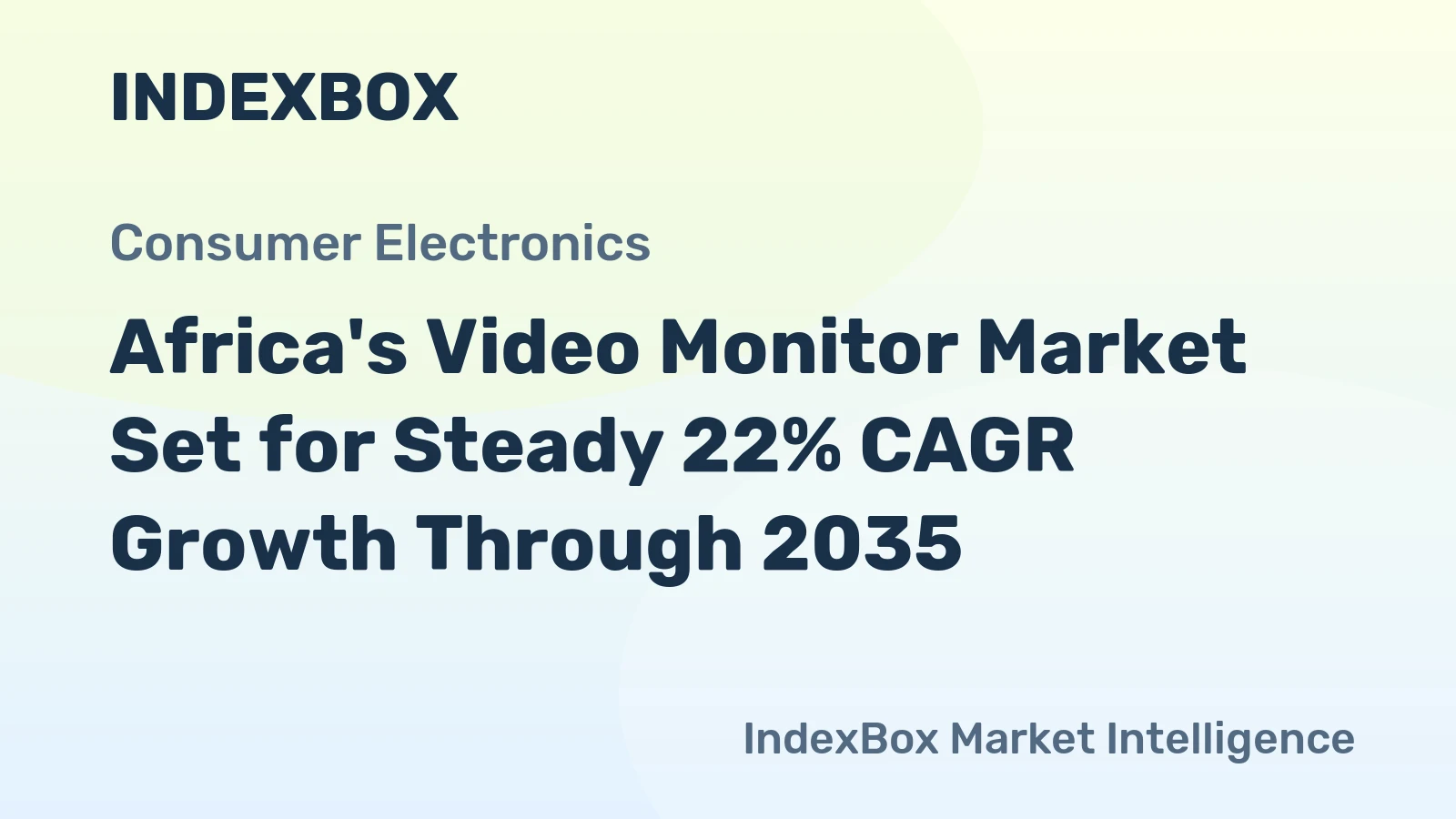 Africa's Video Monitor Market Set for Steady 22% CAGR Growth Through 2035