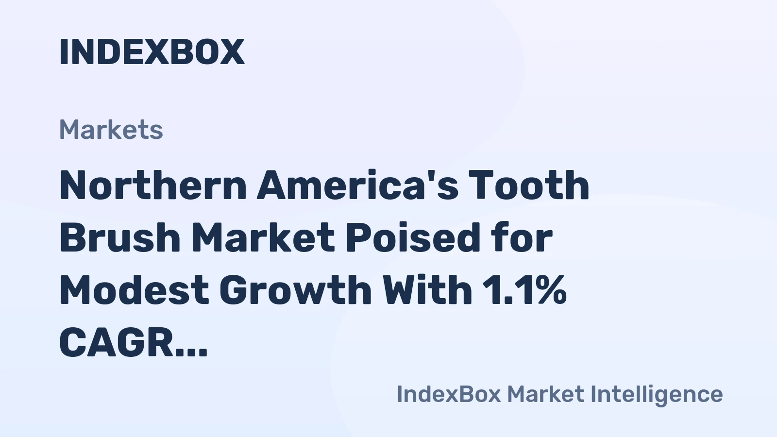 Northern America's Tooth Brush Market Poised for Modest Growth With 1.1% CAGR Through 2035