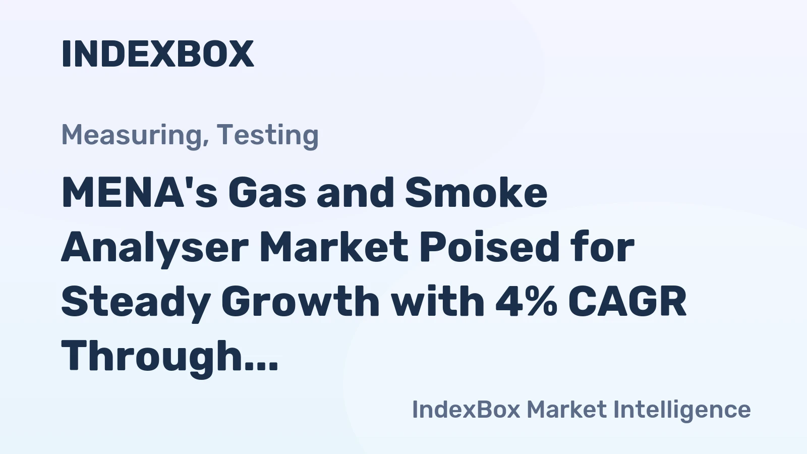 MENA's Gas and Smoke Analyser Market Poised for Steady Growth with 4% CAGR Through 2035