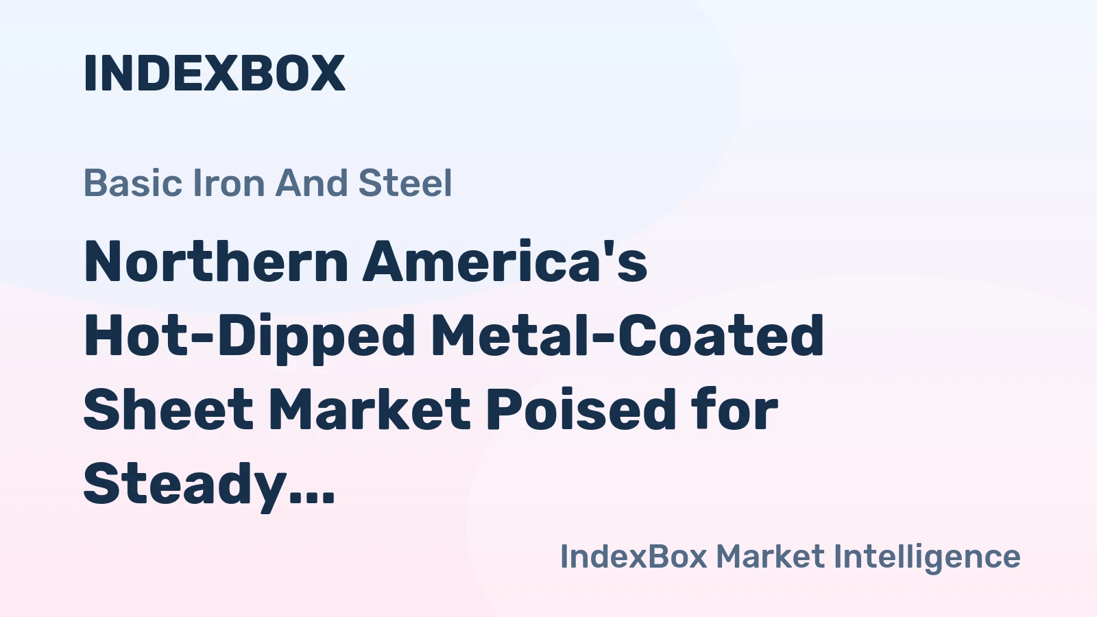 Northern America's Hot-Dipped Metal-Coated Sheet Market Poised for Steady Growth With a +1.1% CAGR Through 2035