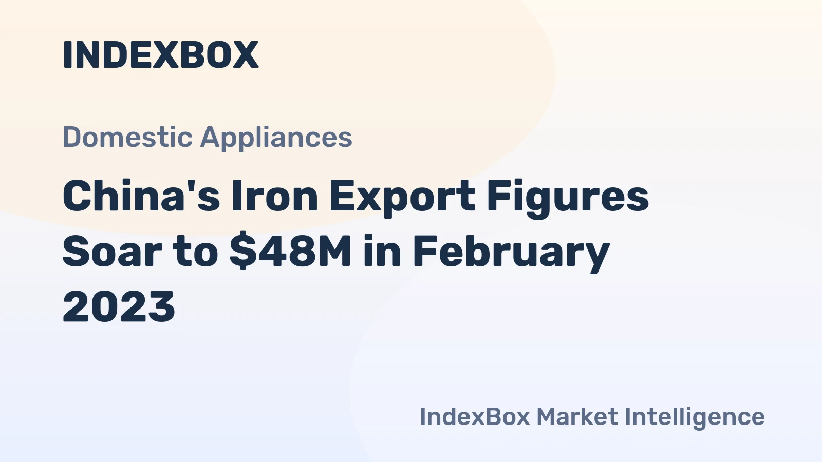 China's Iron Export Figures Soar to $48M in February 2023