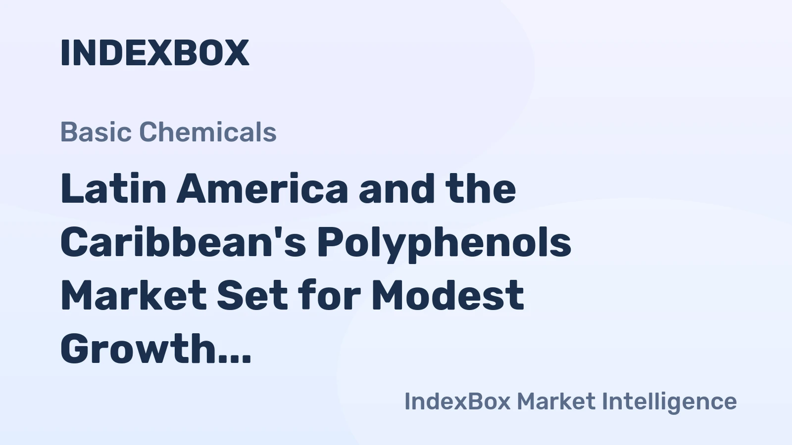 Latin America and the Caribbean's Polyphenols Market Set for Modest Growth with a +0.6% Volume CAGR Through 2035