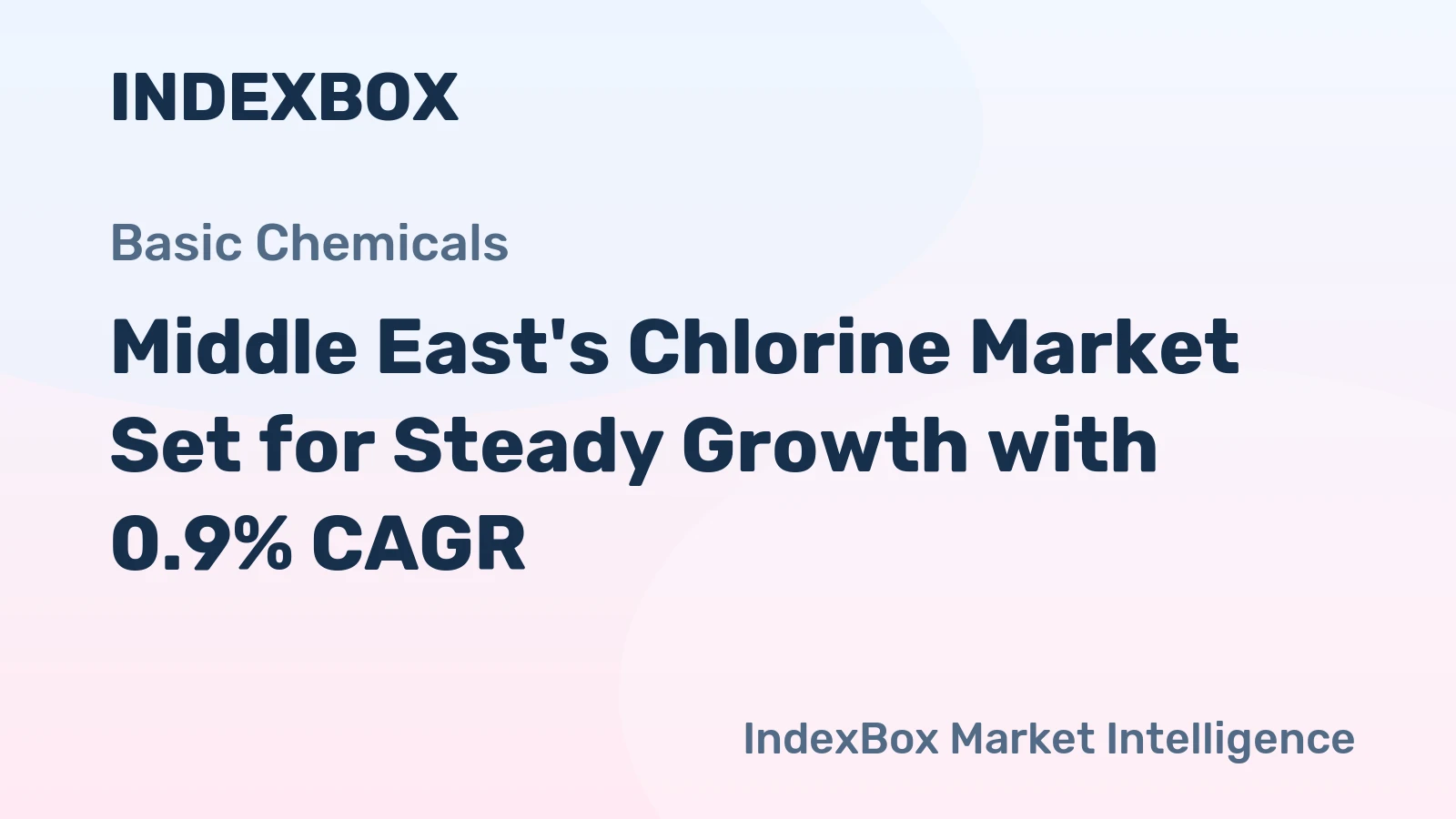 Middle East's Chlorine Market Set for Steady Growth with 0.9% CAGR