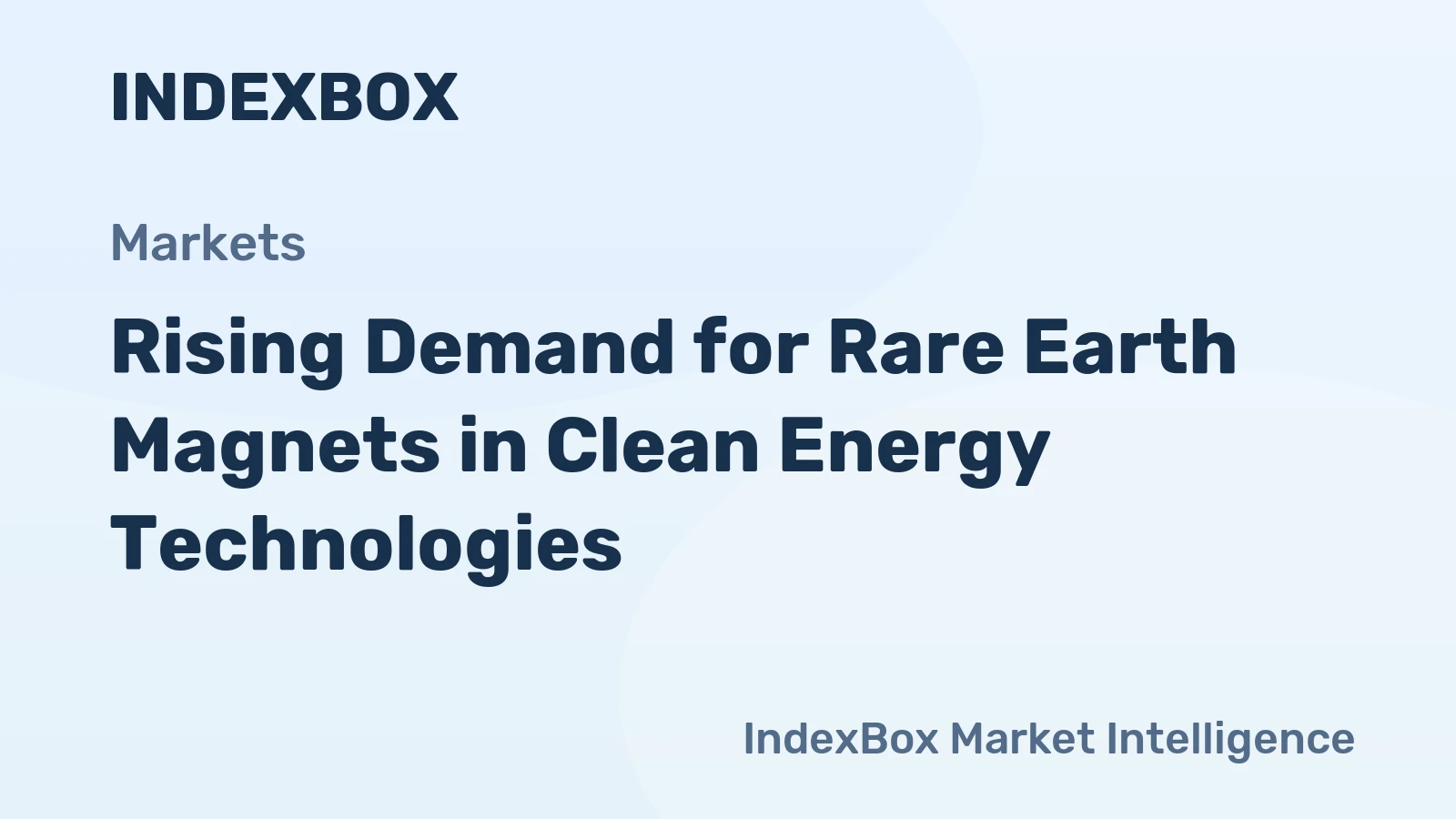Rising Demand for Rare Earth Magnets in Clean Energy Technologies