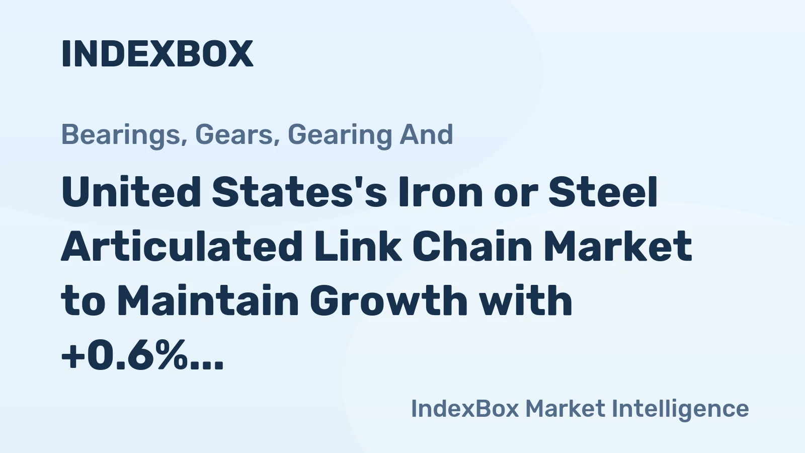 United States's Iron or Steel Articulated Link Chain Market to Maintain Growth with +0.6% CAGR Through 2035