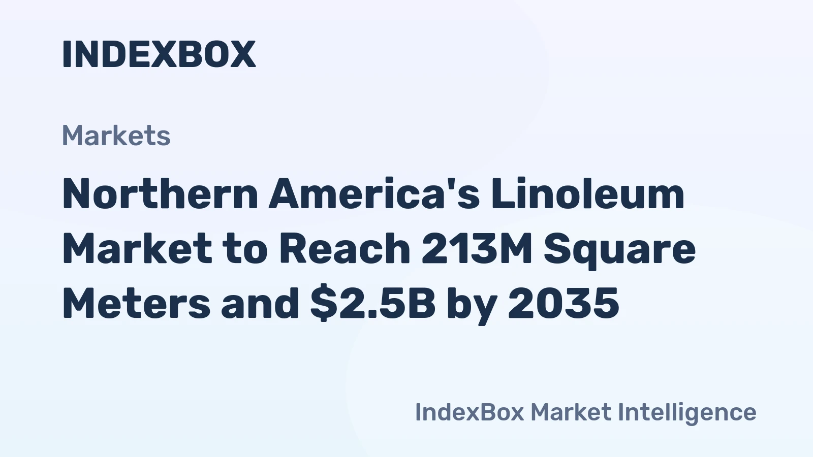 Northern America's Linoleum Market to Reach 213M Square Meters and $2.5B by 2035