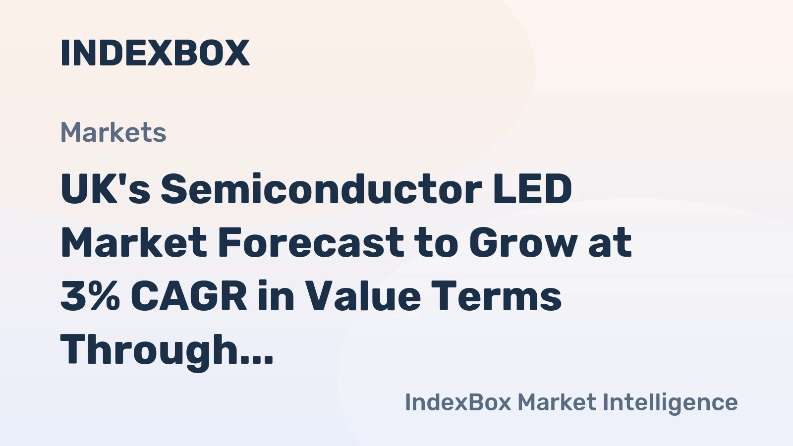 UK's Semiconductor LED Market Forecast to Grow at 3% CAGR in Value Terms Through 2035