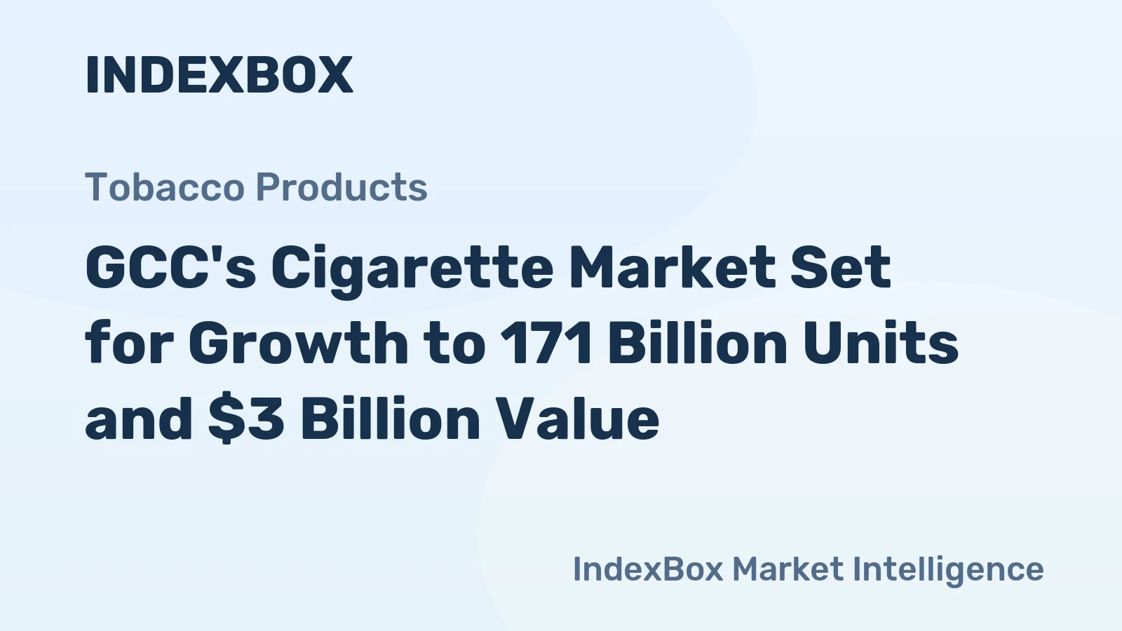 GCC's Cigarette Market Set for Growth to 171 Billion Units and $3 Billion Value