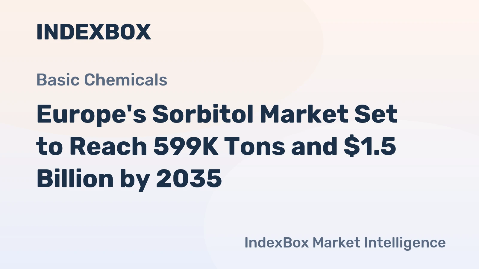 Europe's Sorbitol Market Set to Reach 599K Tons and $1.5 Billion by 2035