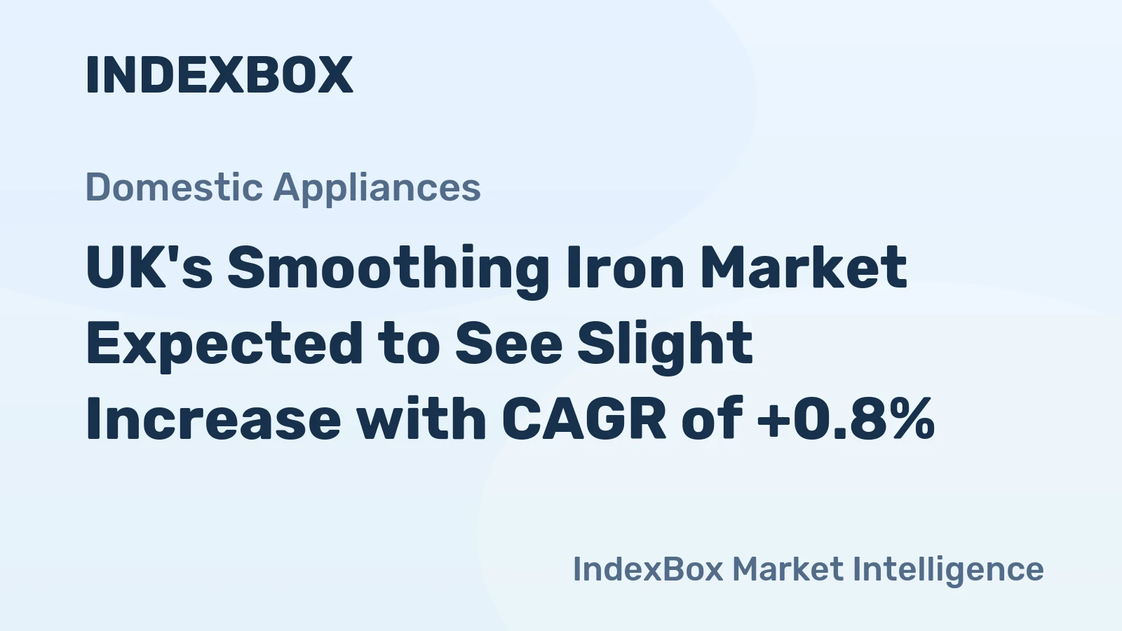 UK's Smoothing Iron Market Expected to See Slight Increase with CAGR of +0.8%
