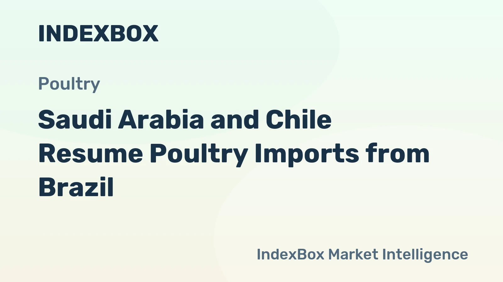 Saudi Arabia and Chile Resume Poultry Imports from Brazil