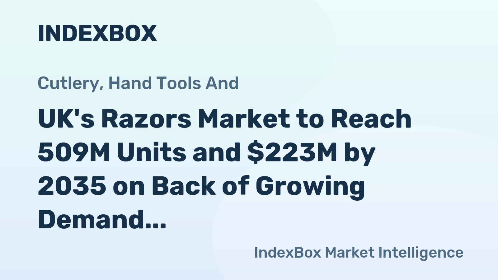 UK's Razors Market to Reach 509M Units and $223M by 2035 on Back of Growing Demand