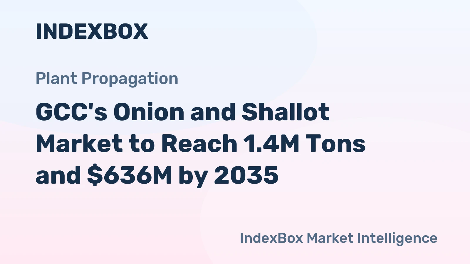 GCC's Onion and Shallot Market to Reach 1.4M Tons and $636M by 2035