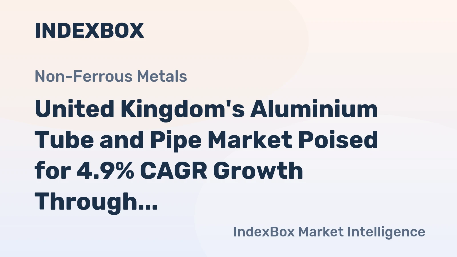 United Kingdom's Aluminium Tube and Pipe Market Poised for 4.9% CAGR Growth Through 2035