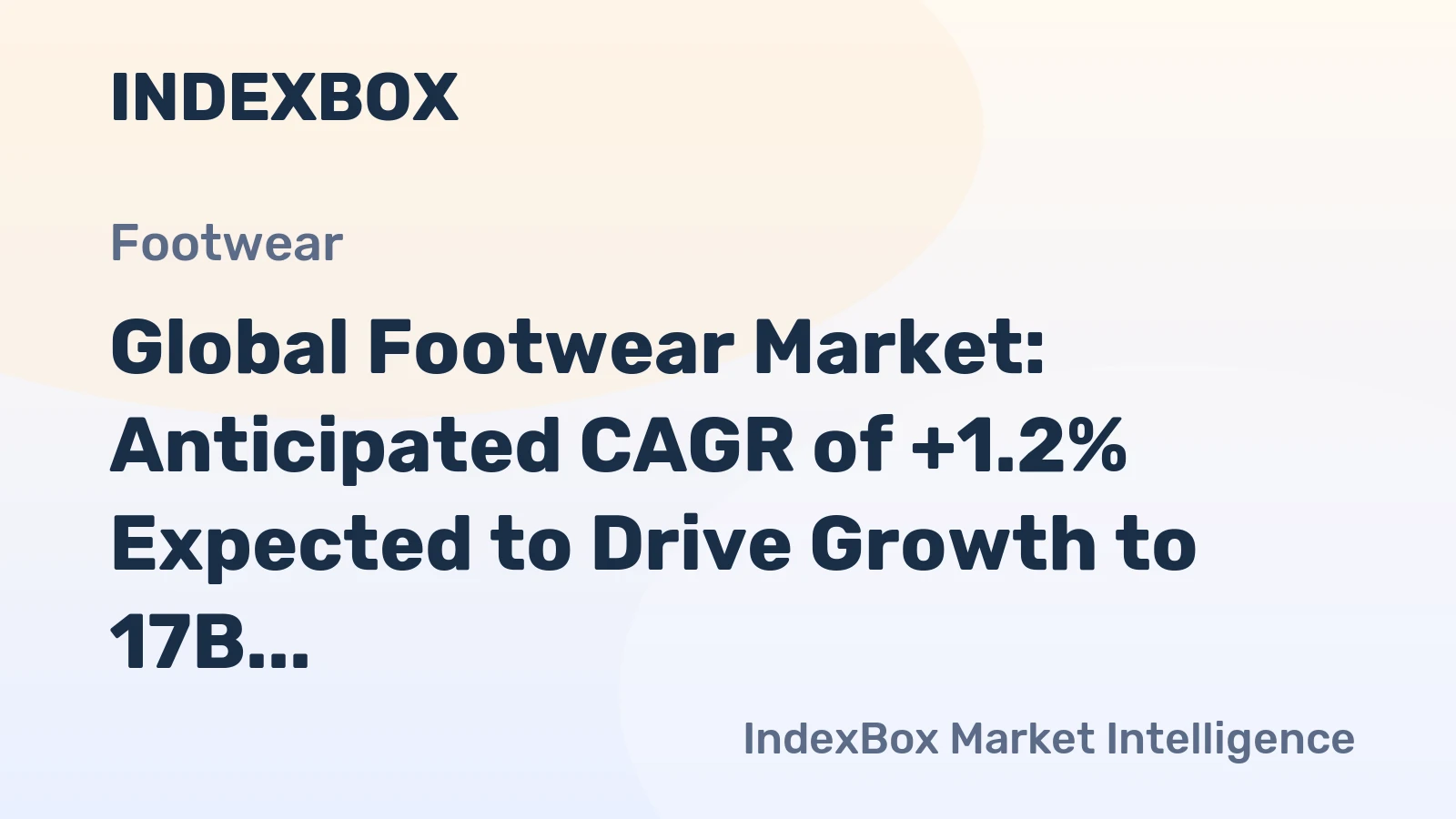 Global Footwear Market: Anticipated CAGR of +1.2% Expected to Drive Growth to 17B Pairs by 2035