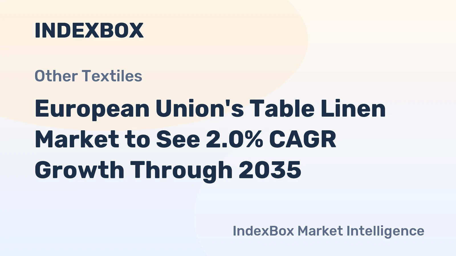 European Union's Table Linen Market to See 2.0% CAGR Growth Through 2035
