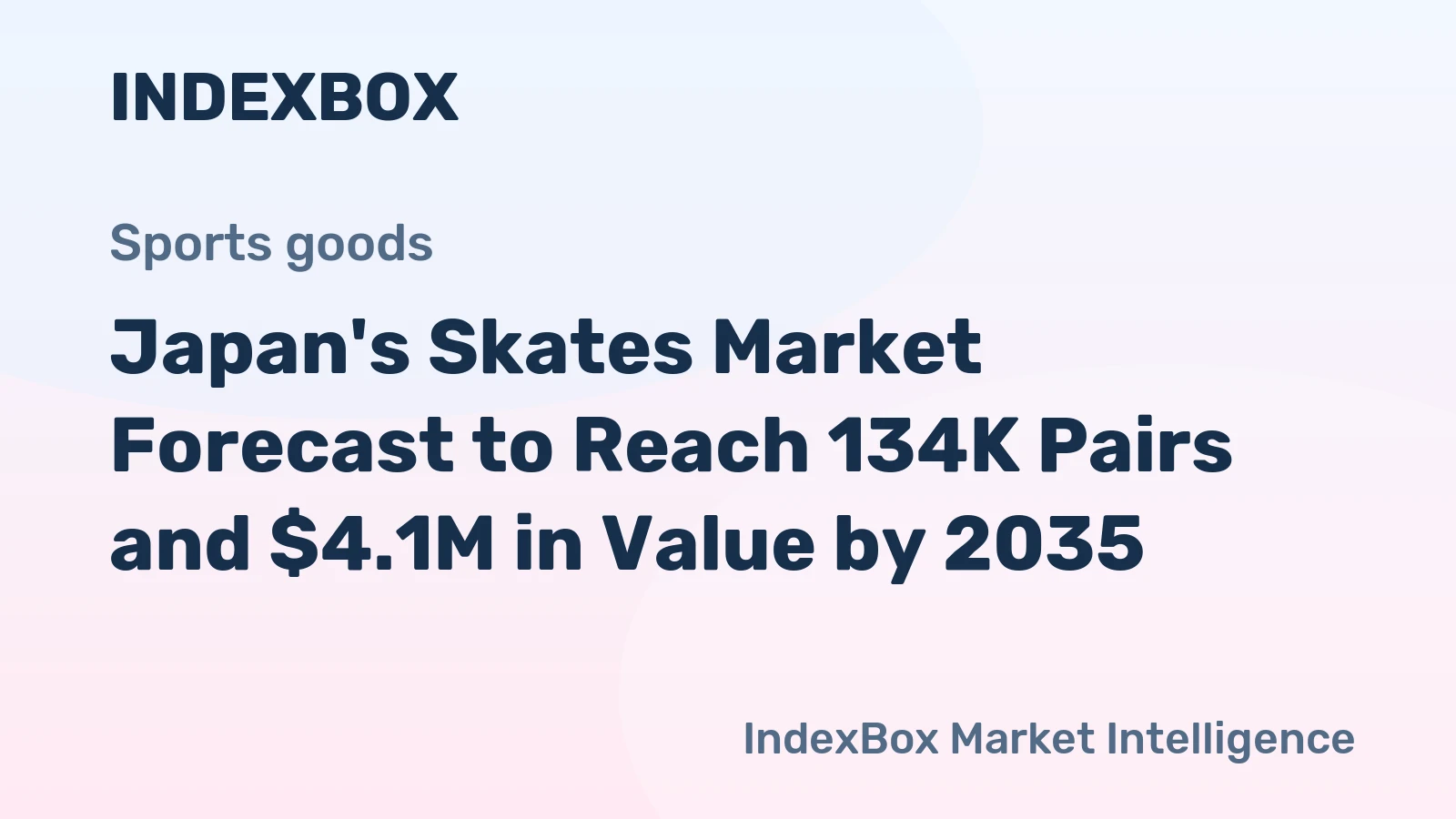 Japan's Skates Market Forecast to Reach 134K Pairs and $4.1M in Value by 2035