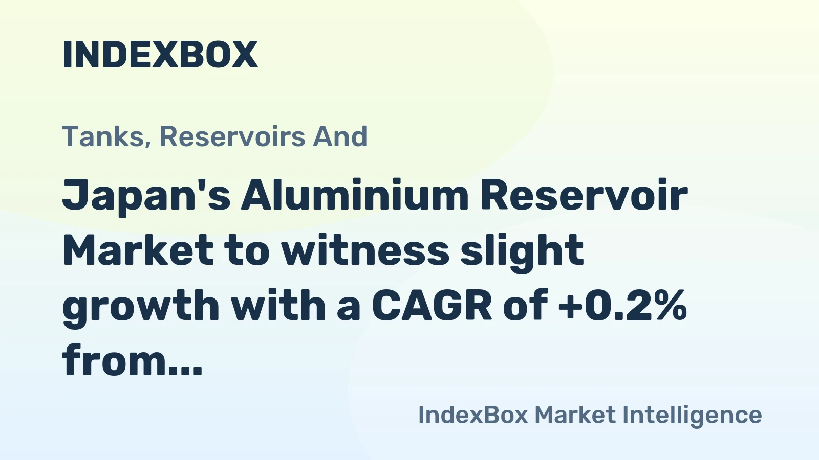 Japan's Aluminium Reservoir Market to witness slight growth with a CAGR of +0.2% from 2024 to 2035