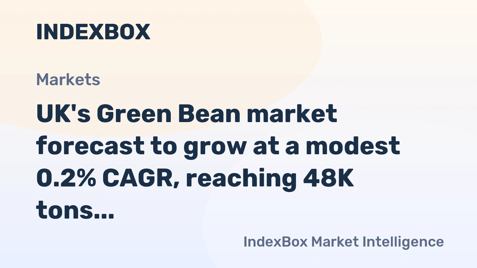 UK's Green Bean market forecast to grow at a modest 0.2% CAGR, reaching 48K tons by 2035.