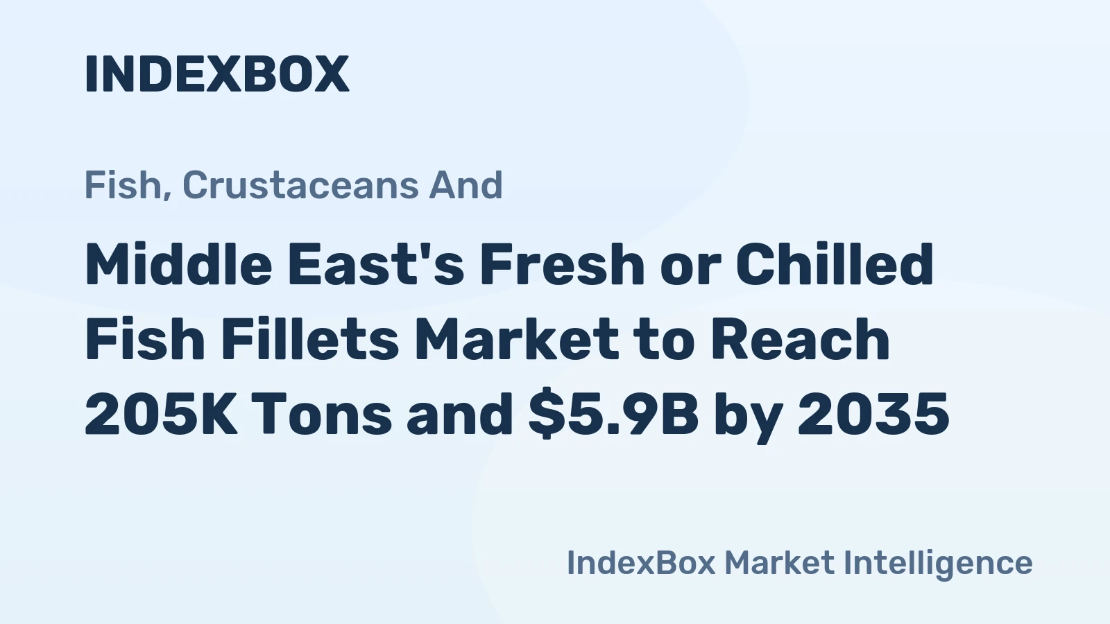 Middle East's Fresh or Chilled Fish Fillets Market to Reach 205K Tons and $5.9B by 2035