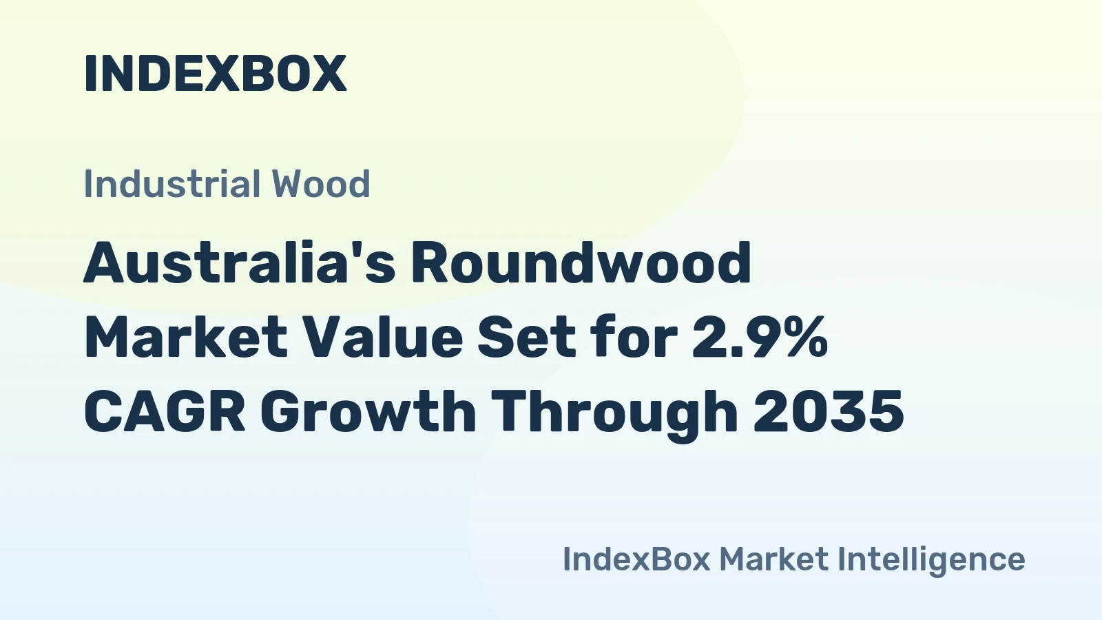 Australia's Roundwood Market Value Set for 2.9% CAGR Growth Through 2035