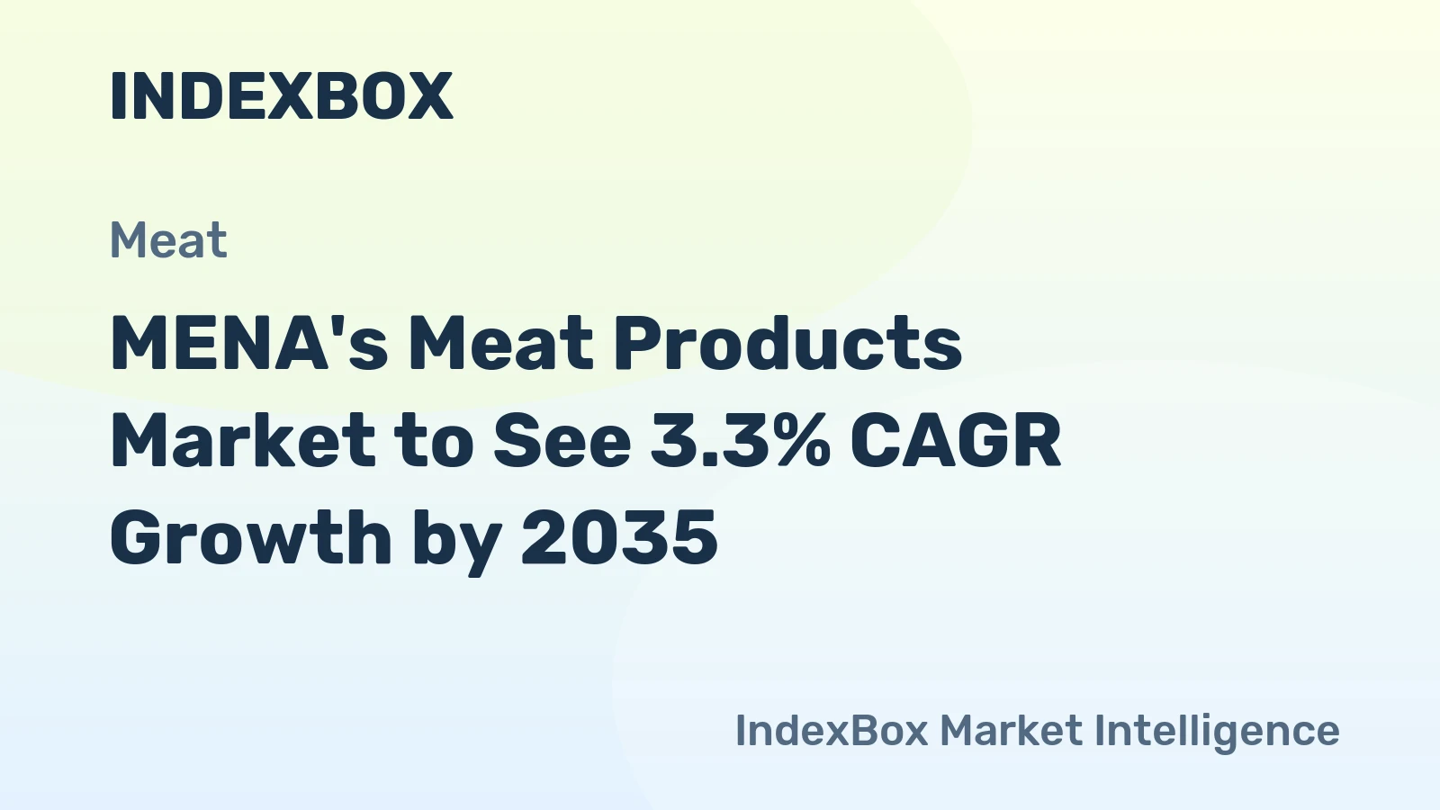 MENA's Meat Products Market to See 3.3% CAGR Growth by 2035