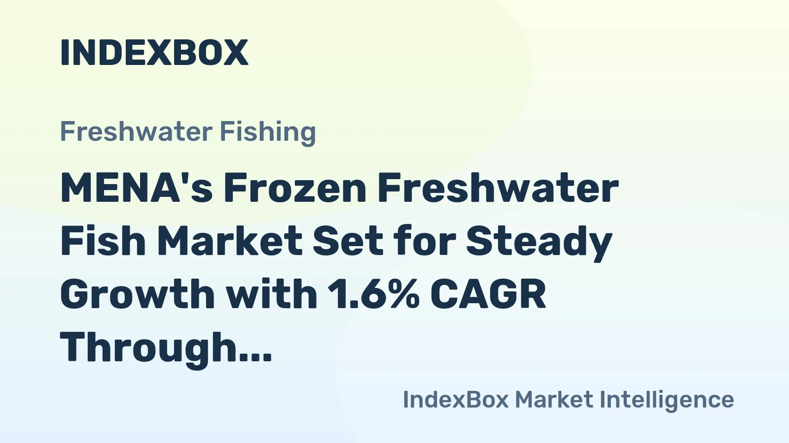 MENA's Frozen Freshwater Fish Market Set for Steady Growth with 1.6% CAGR Through 2035