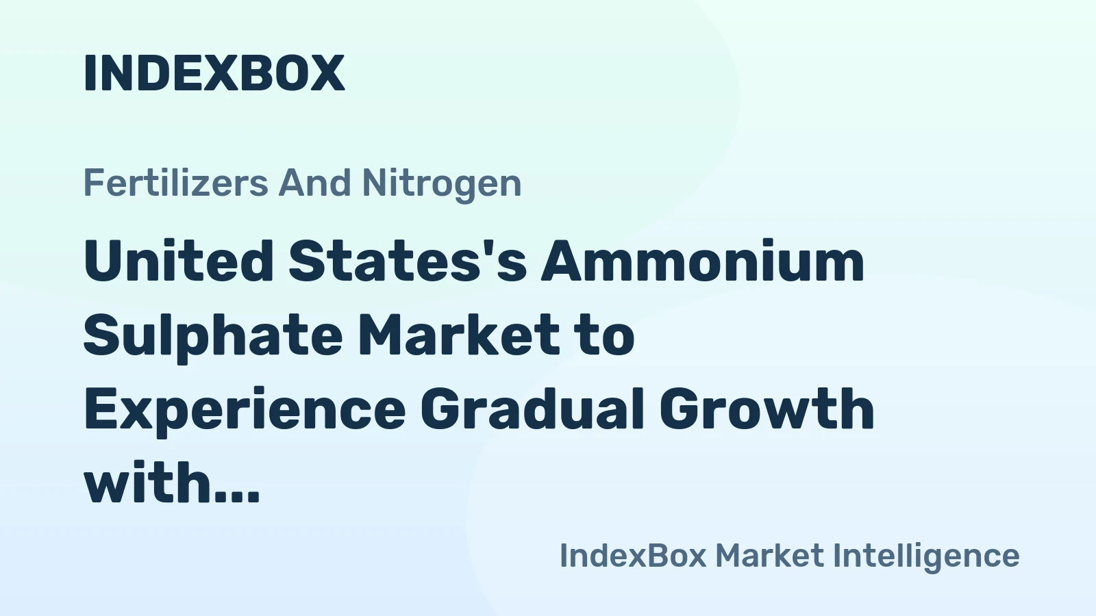 United States's Ammonium Sulphate Market to Experience Gradual Growth with 0.3% CAGR through 2035