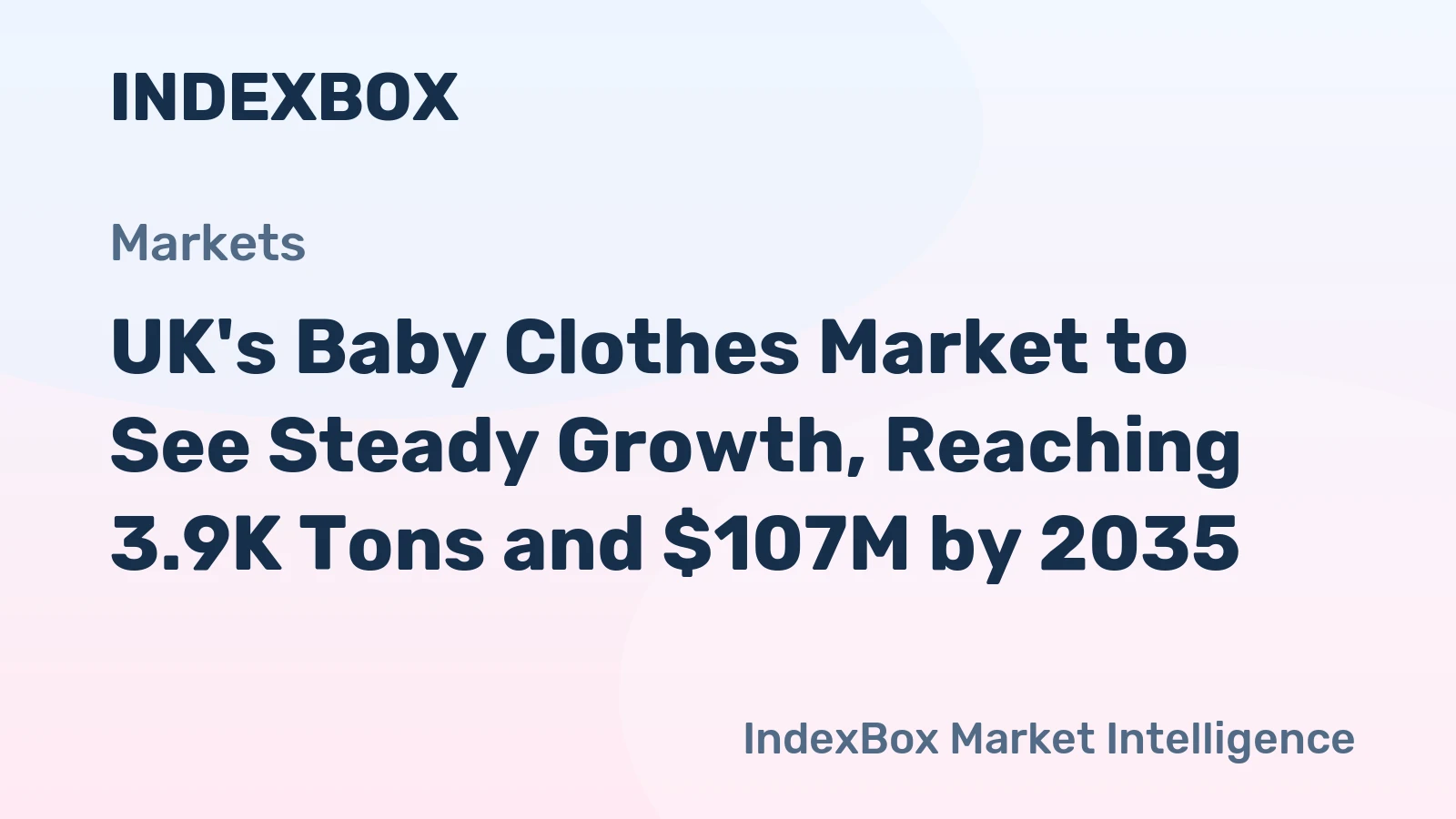 UK's Baby Clothes Market to See Steady Growth, Reaching 3.9K Tons and $107M by 2035