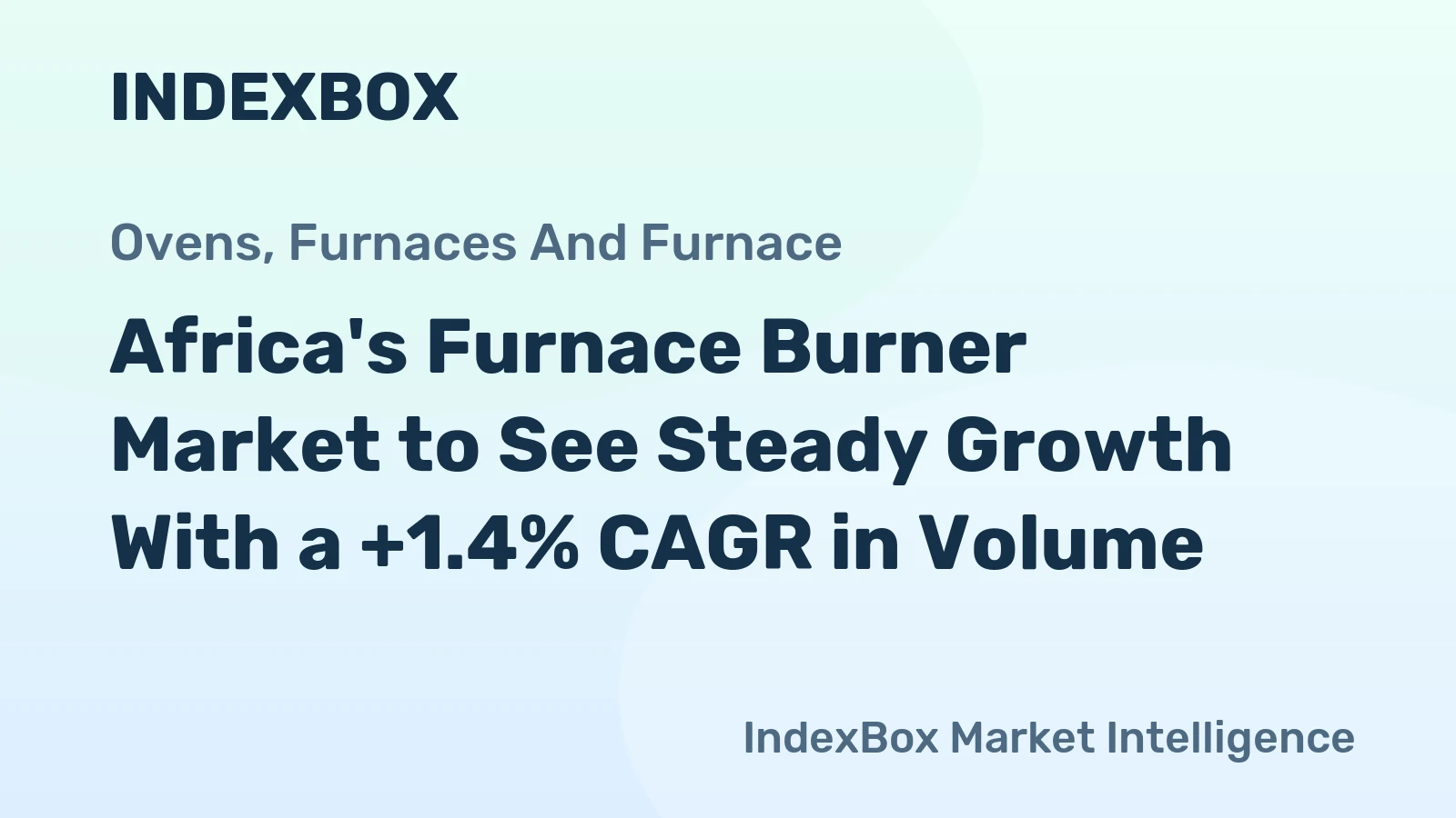 Africa's Furnace Burner Market to See Steady Growth With a +1.4% CAGR in Volume