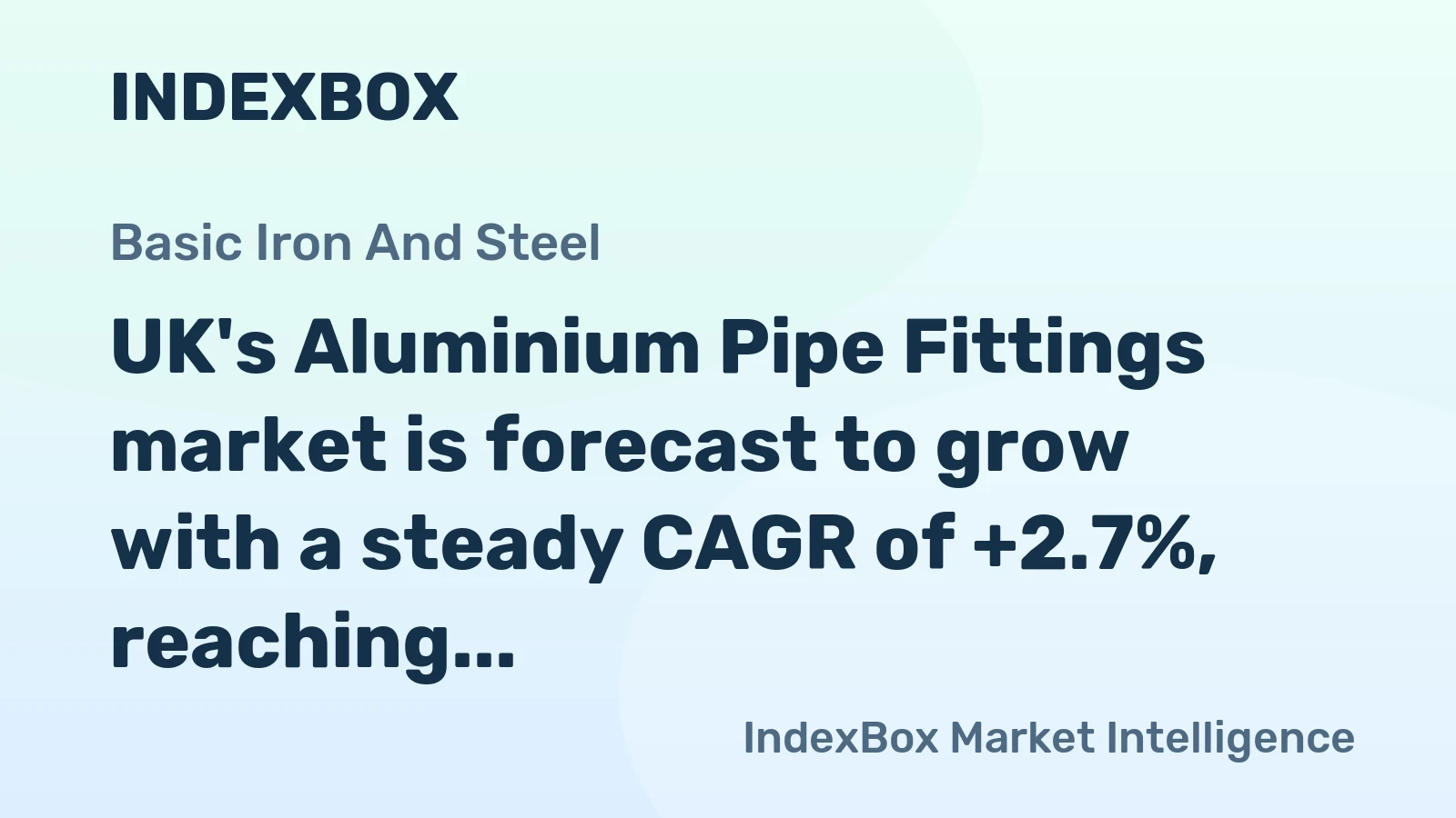 UK's Aluminium Pipe Fittings market is forecast to grow with a steady CAGR of +2.7%, reaching $41M by 2035.