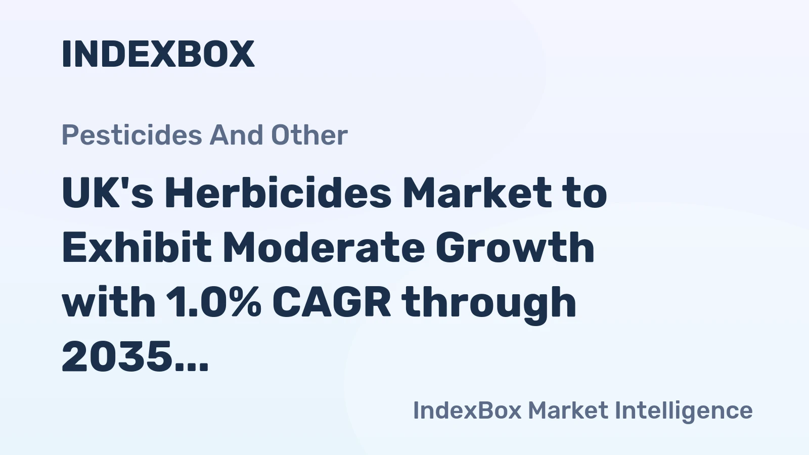 UK's Herbicides Market to Exhibit Moderate Growth with 1.0% CAGR through 2035