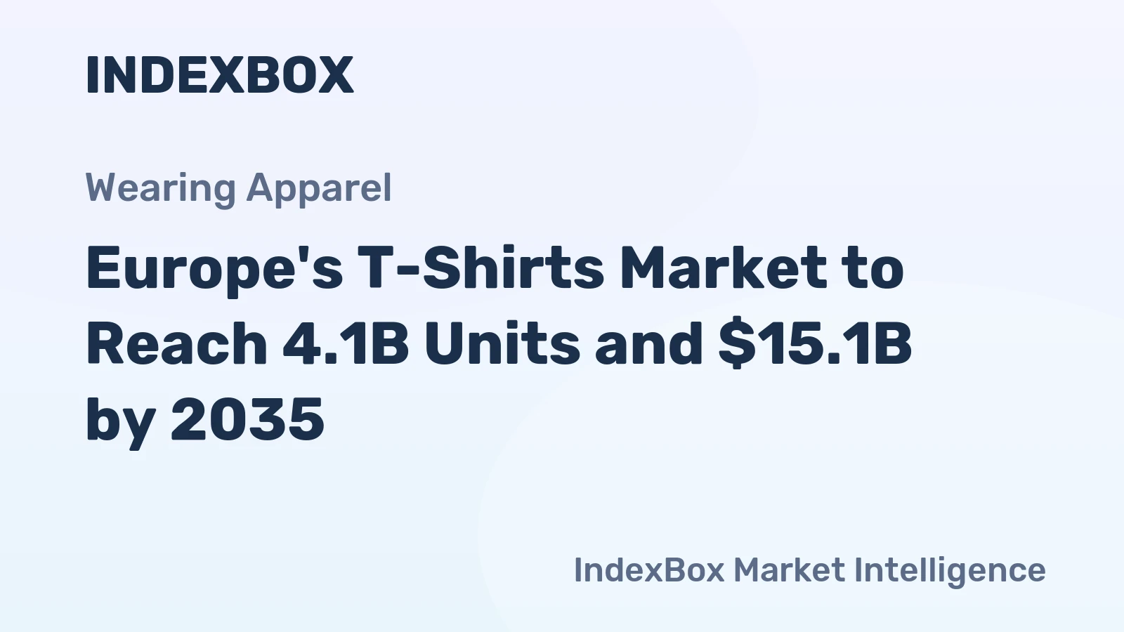Europe's T-Shirts Market to Reach 4.1B Units and $15.1B by 2035