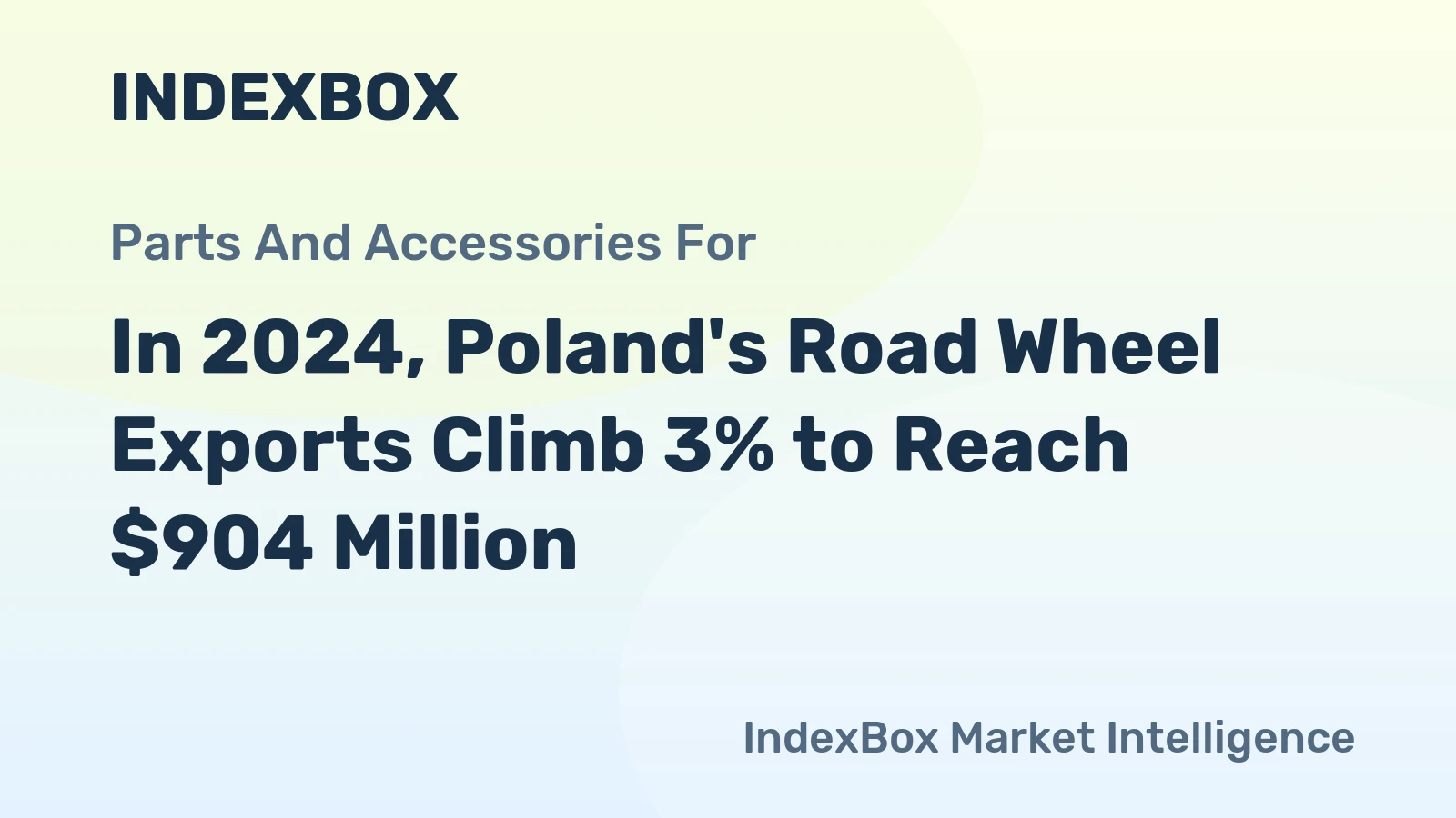 In 2024, Poland's Road Wheel Exports Climb 3% to Reach $904 Million