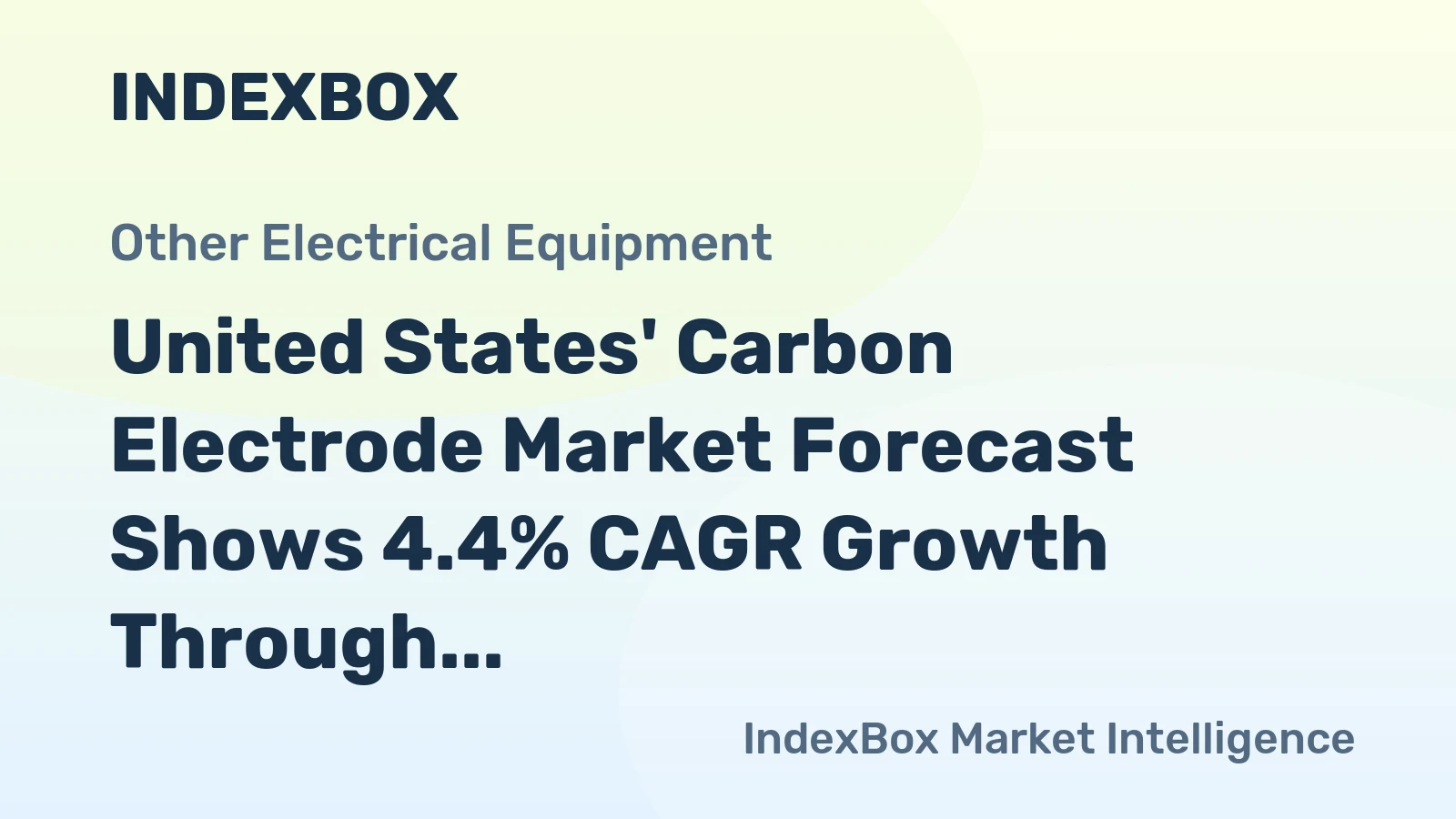 United States' Carbon Electrode Market Forecast Shows 4.4% CAGR Growth Through 2035
