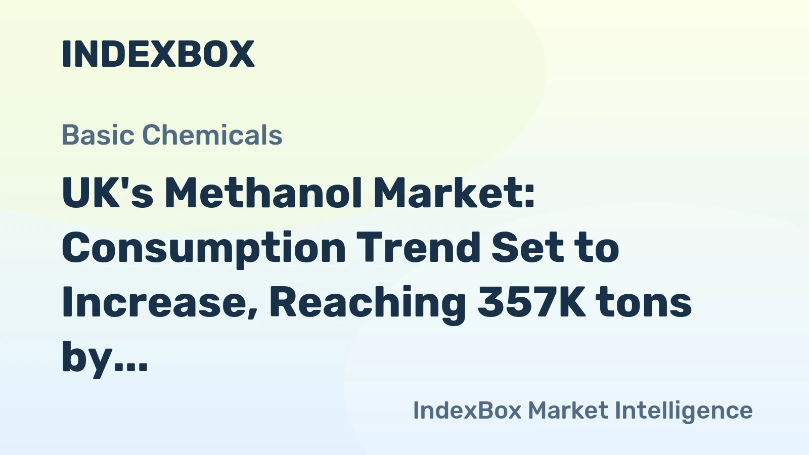UK's Methanol Market: Consumption Trend Set to Increase, Reaching 357K tons by 2035