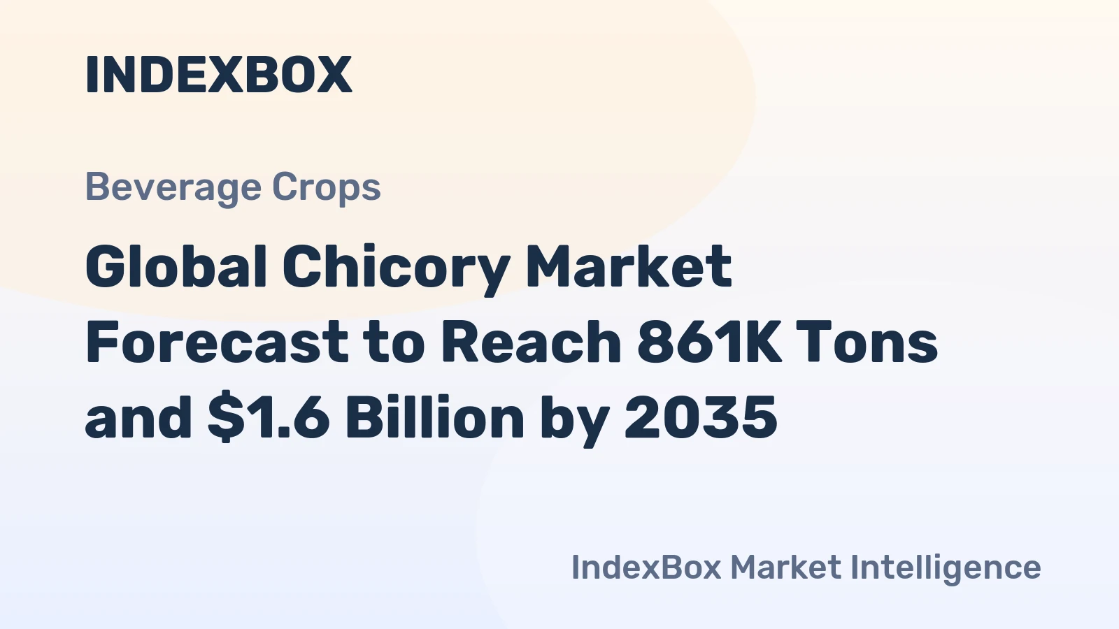 Global Chicory Market Forecast to Reach 861K Tons and $1.6 Billion by 2035